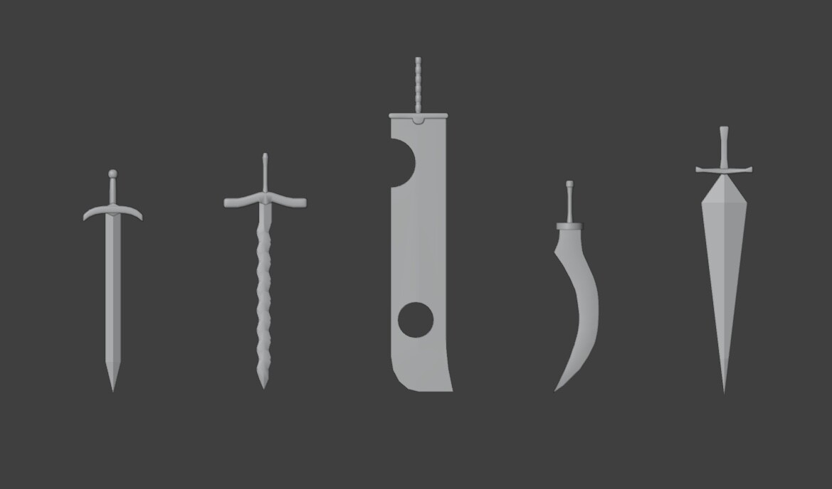 ArtStation - Roblox game assets I made (super basic)