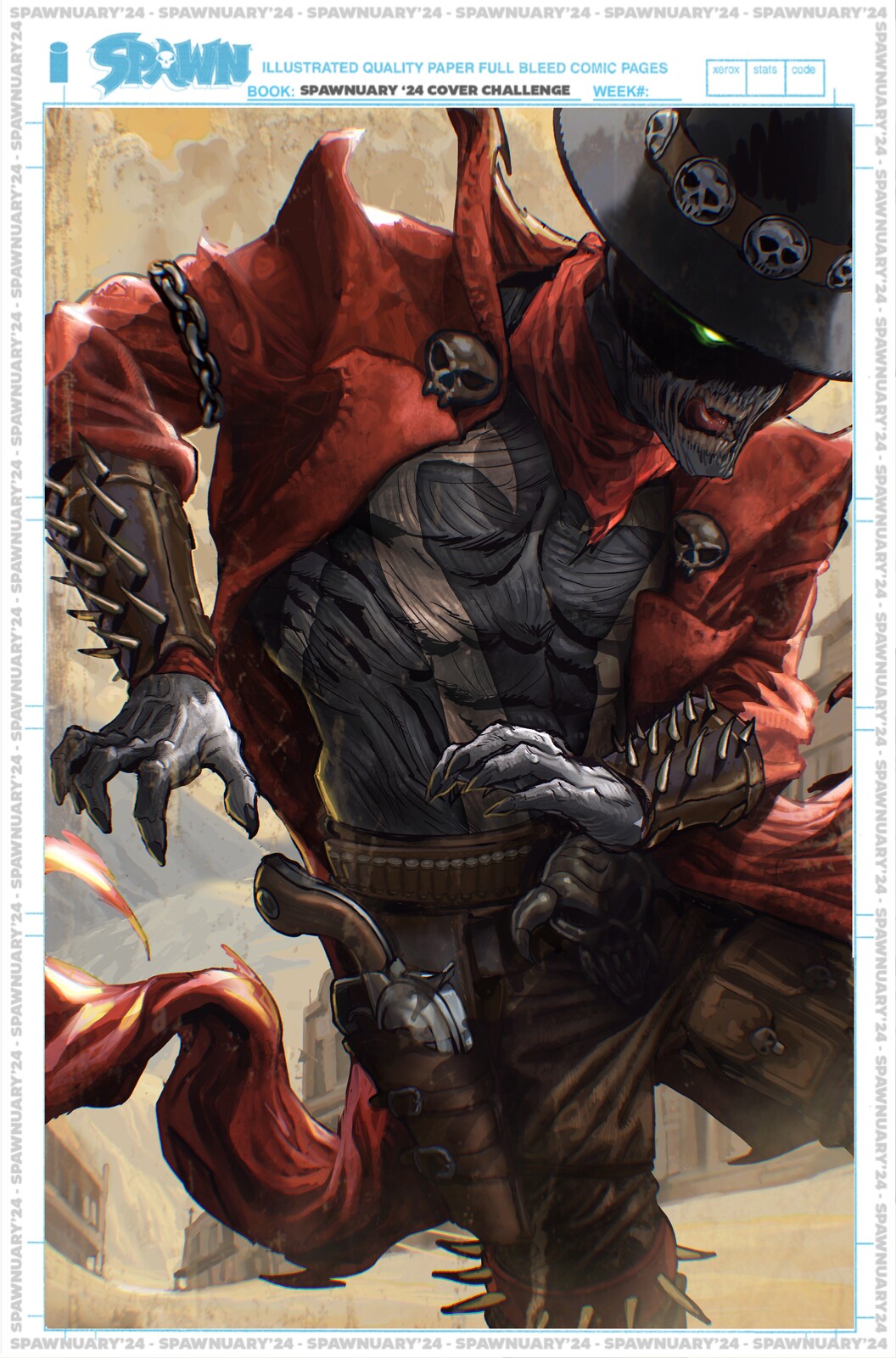 Kelvin Chan - Gunslinger Spawn for Spawnuary week2