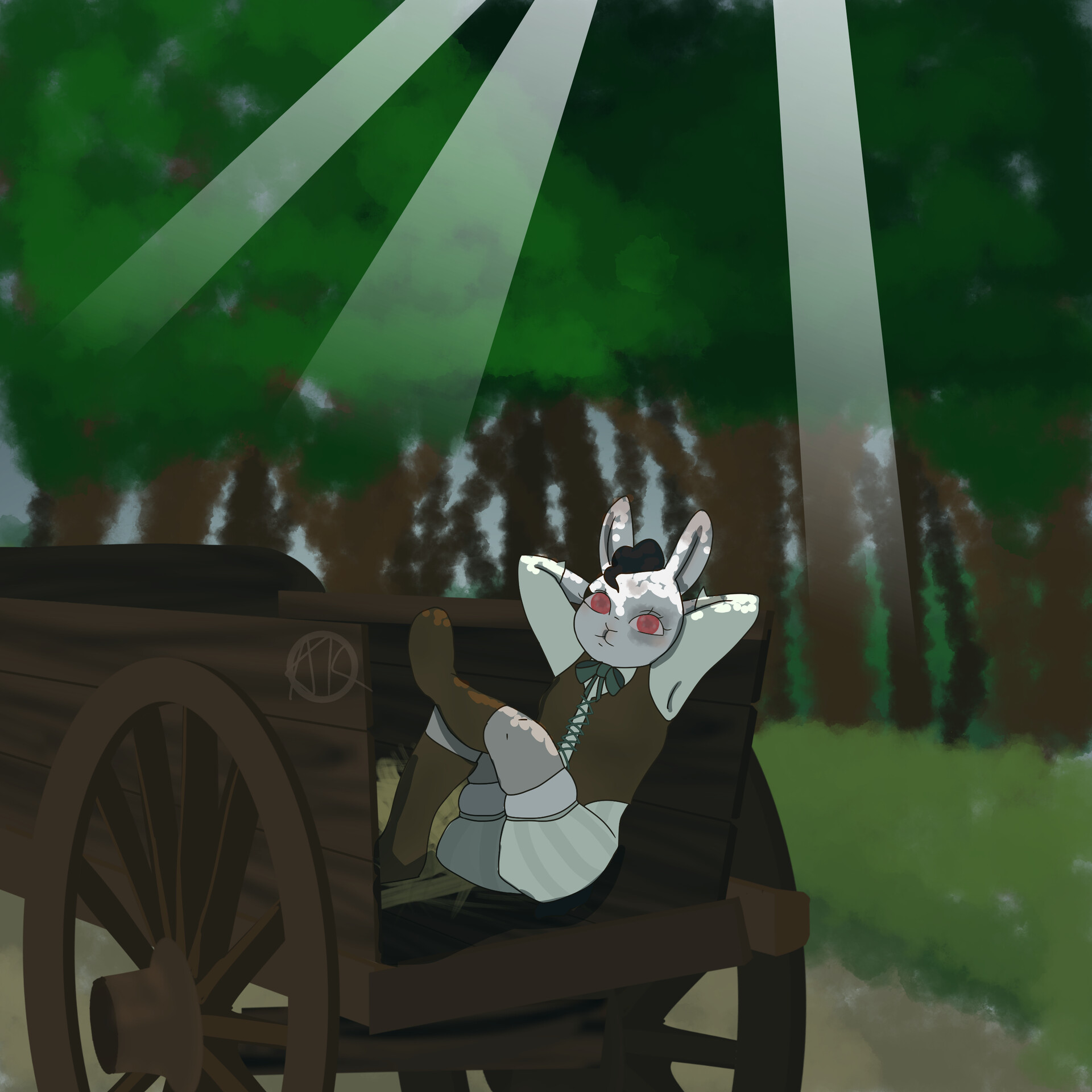 ArtStation - Rogue Bunny D&D portrait