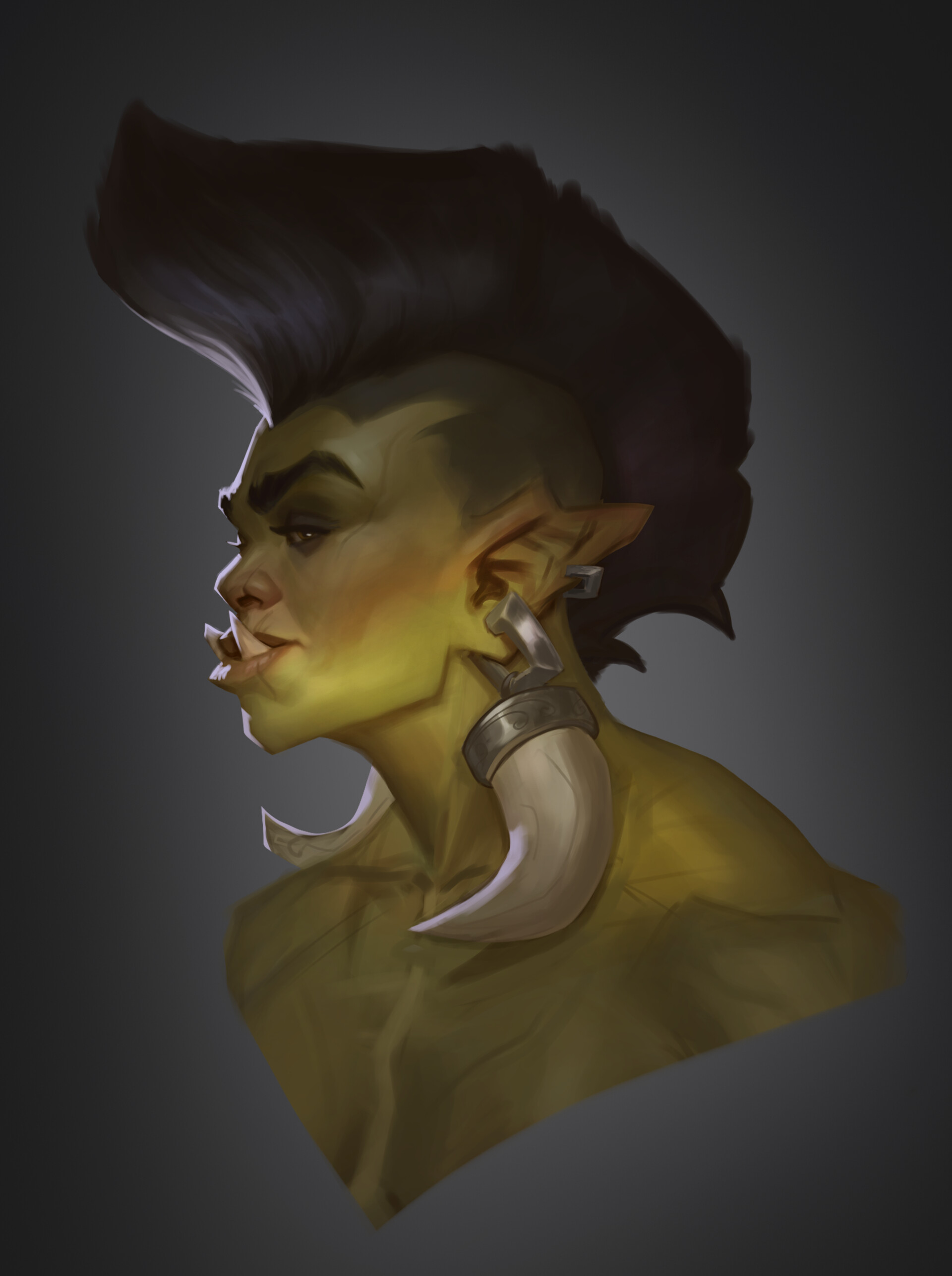 ArtStation - Orc Painting