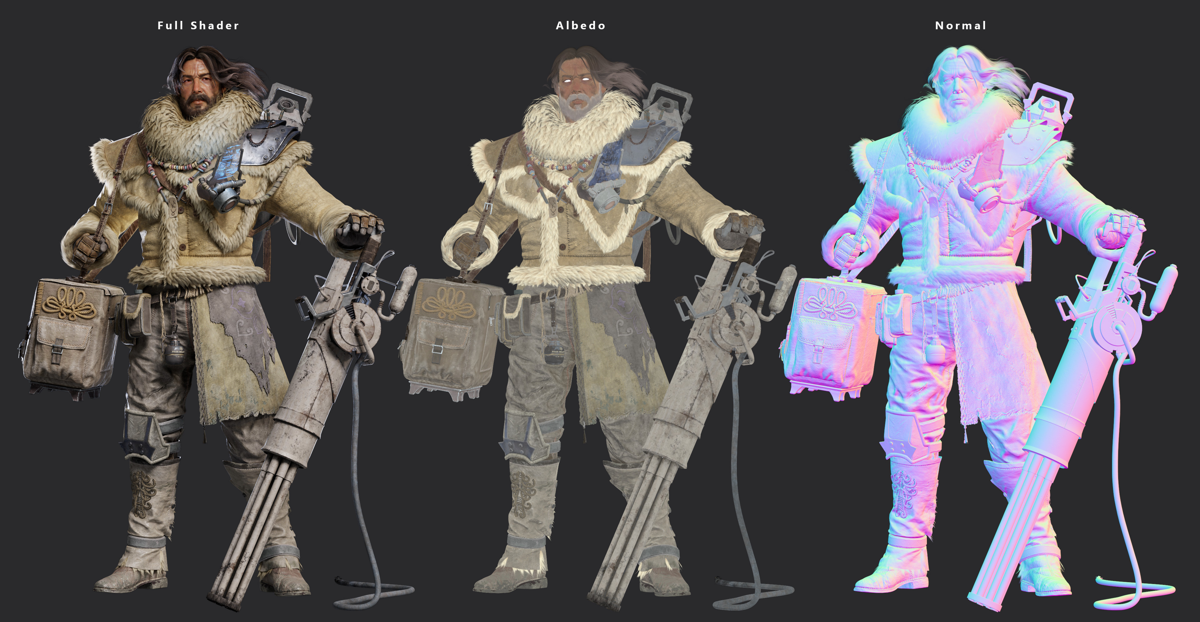 Edu Morales 3D - Highland Warrior - Realtime Character