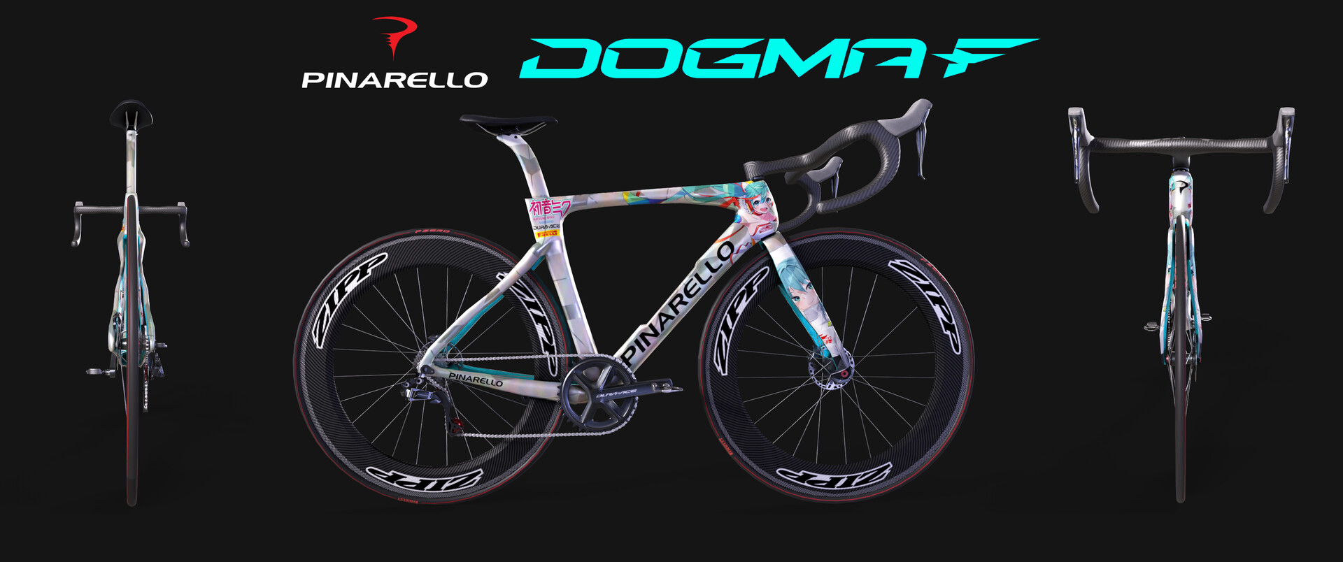 ArtStation - PINARELLO Hatsune Miku