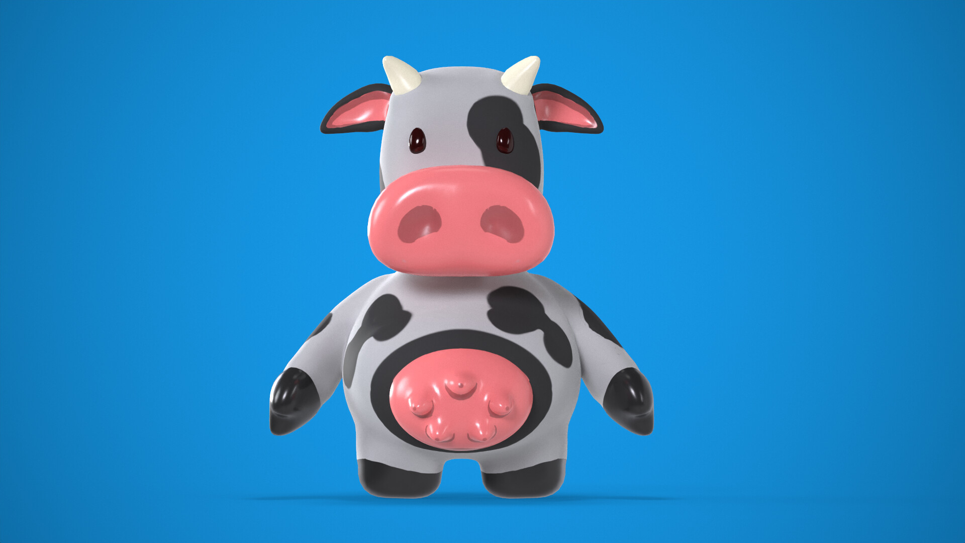 ArtStation - Stylized 3D Cow