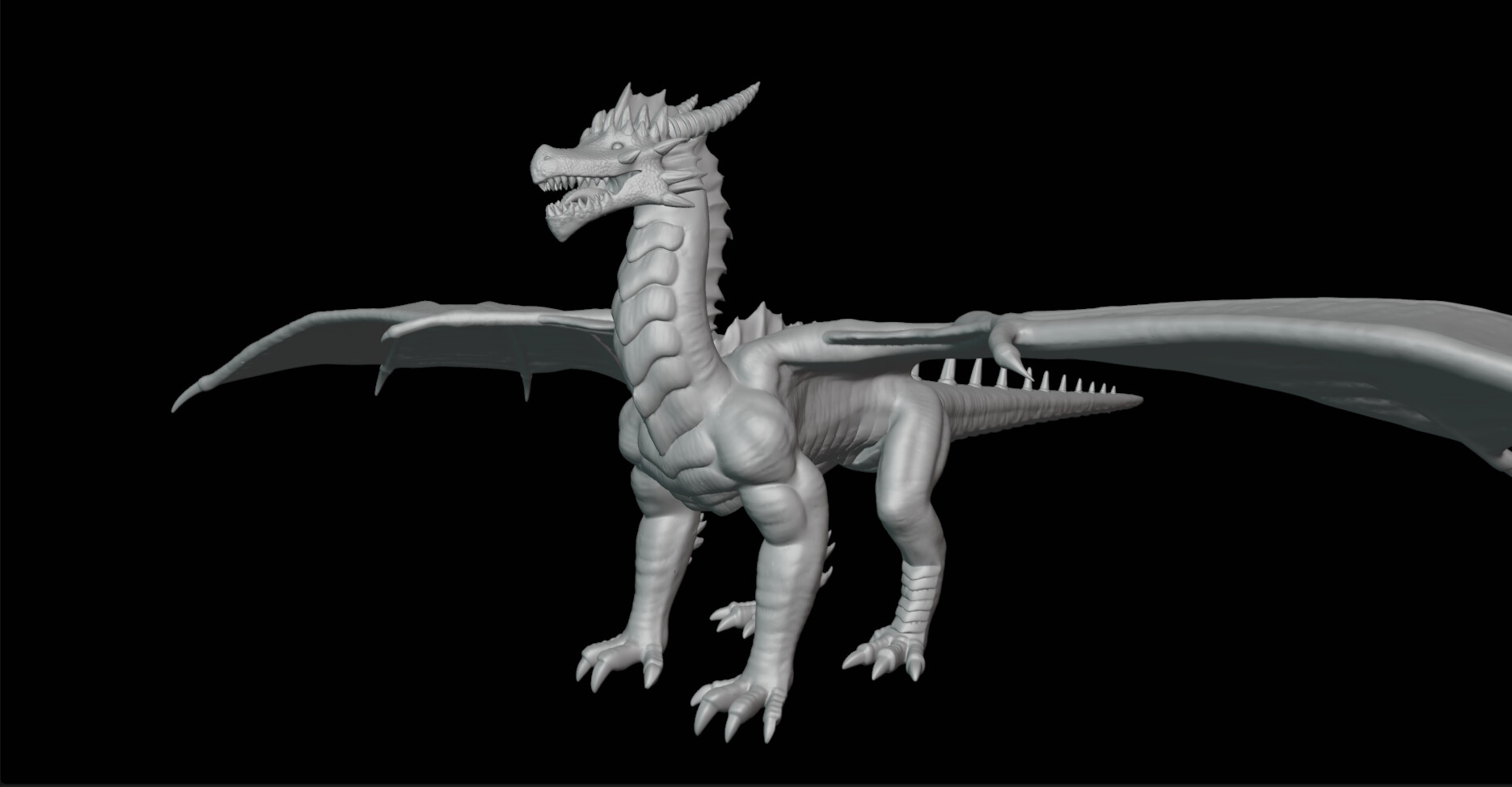 ArtStation - Dragon 3D Model