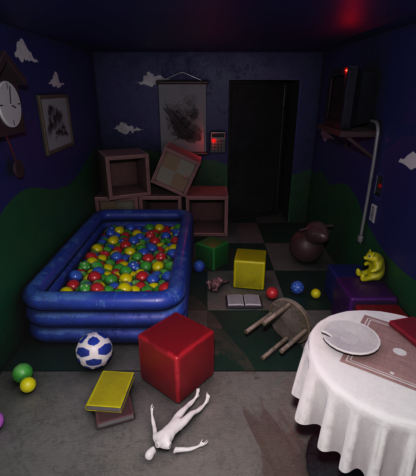 ArtStation - Panic Room _ Play Room