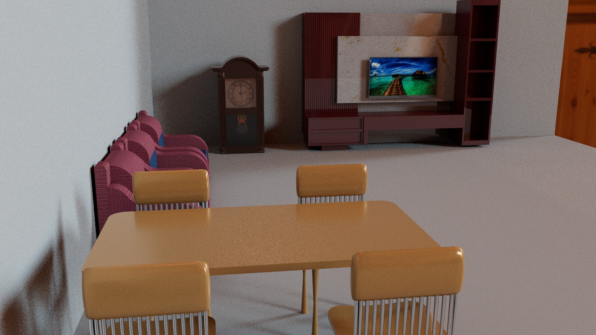 ArtStation - Hall 3d model