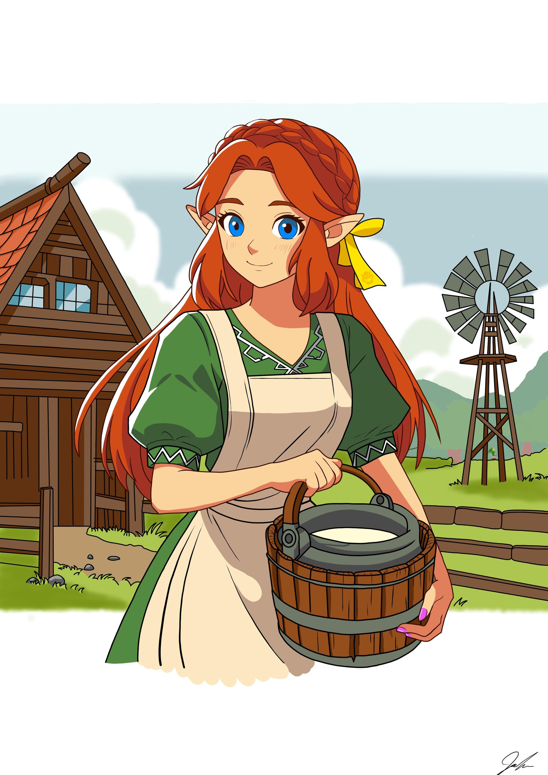 ArtStation - Malon - Legend Of Zelda