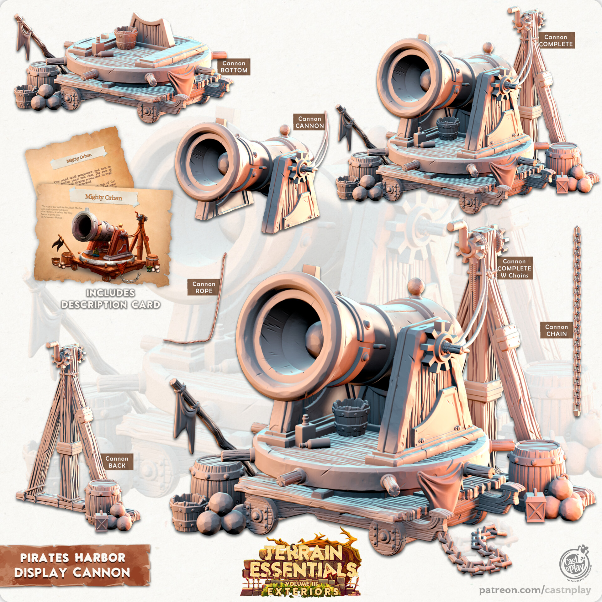 ArtStation - 3D Models Pirates Harbor Set