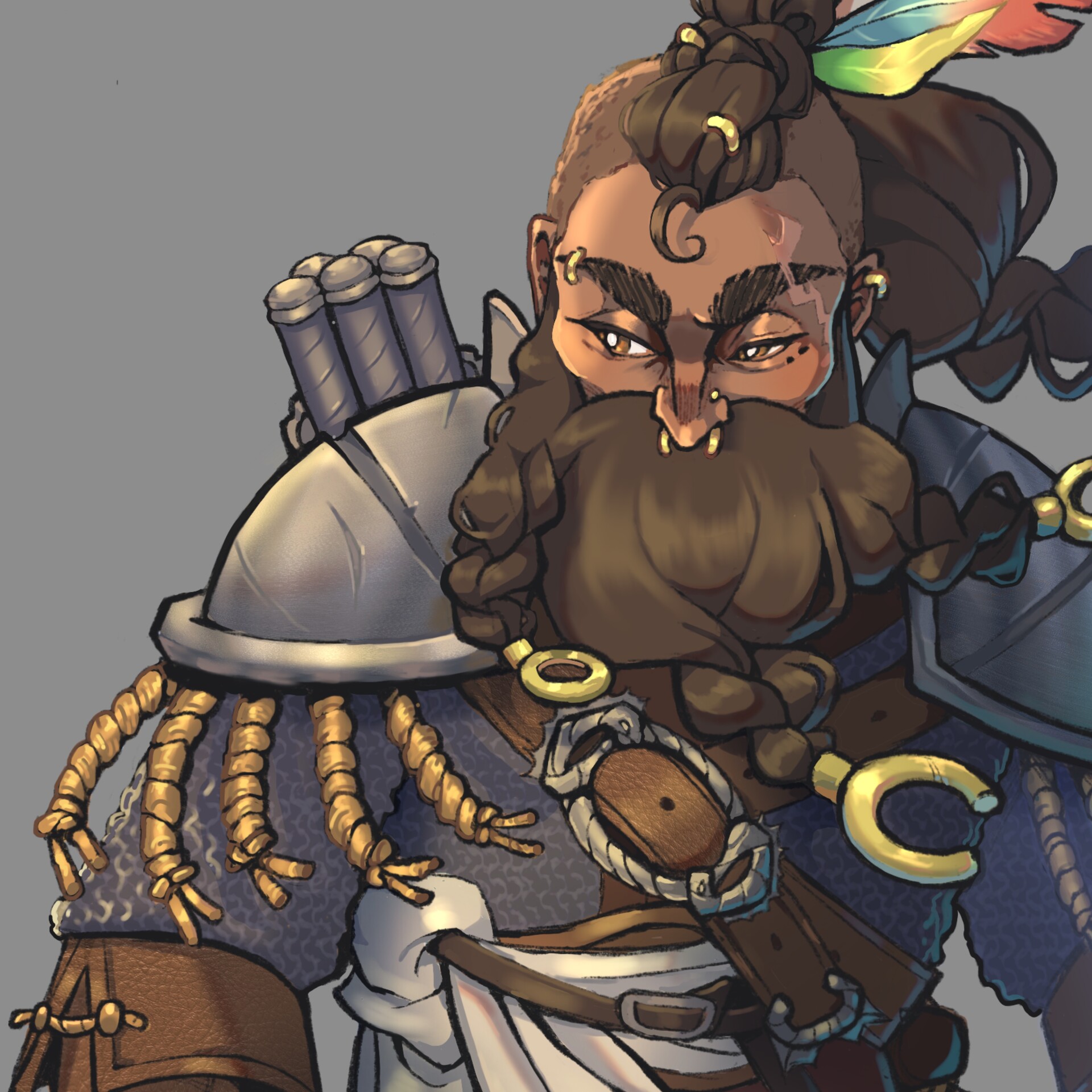 ArtStation - Pirate Dwarf Oathbreaker