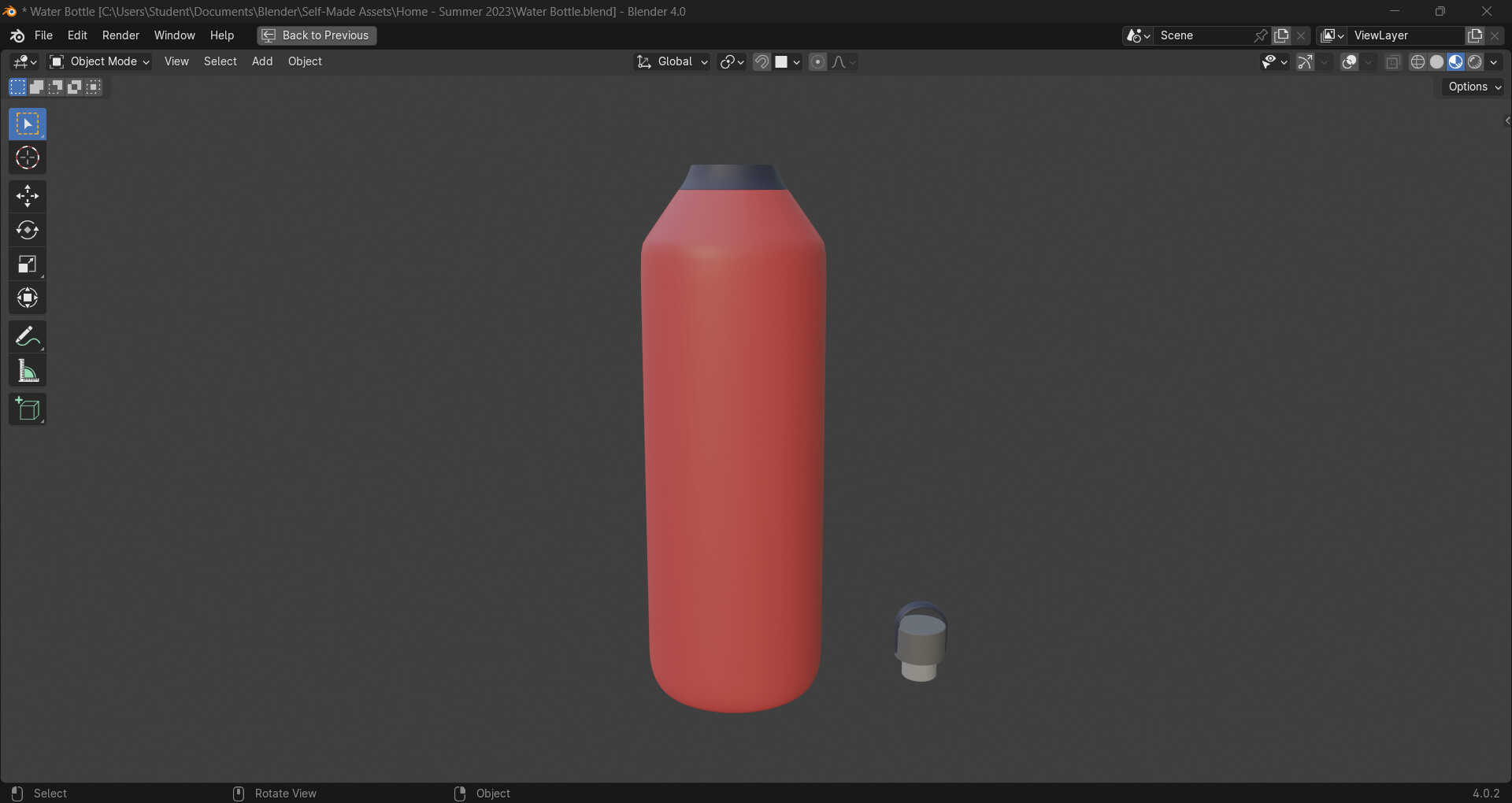 ArtStation - Water Bottle