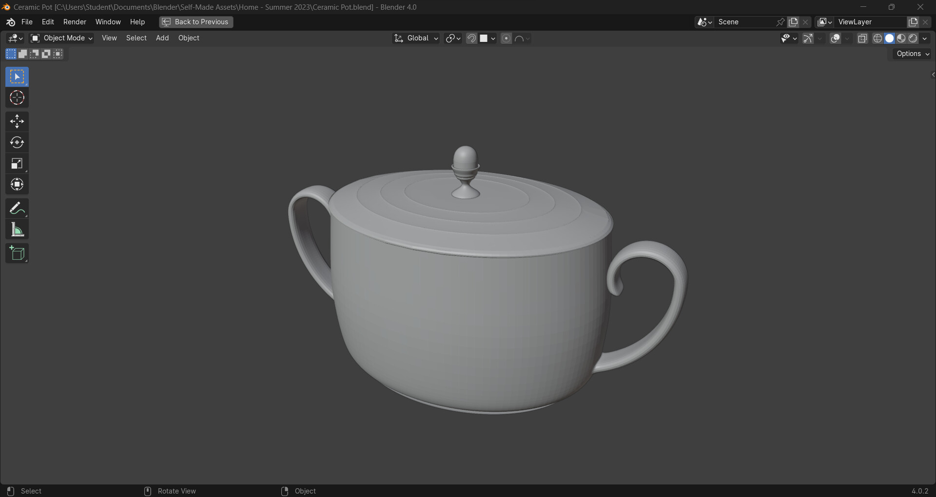 ArtStation - Ceramic Pot