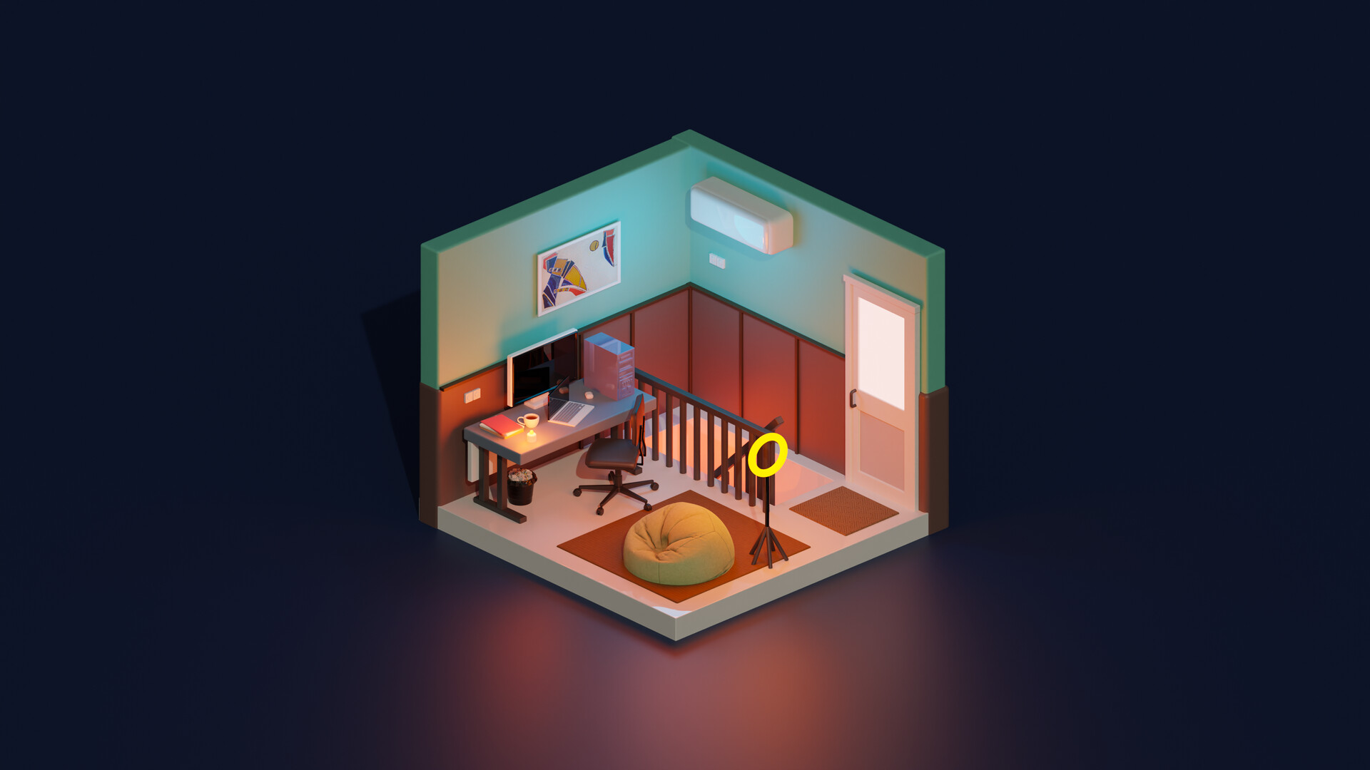 ArtStation - My workspace in TUT Public Space