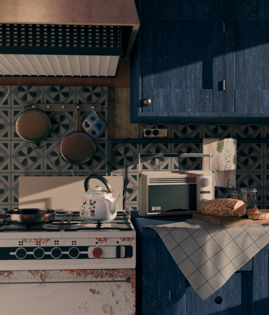 ArtStation - Slav Kitchen