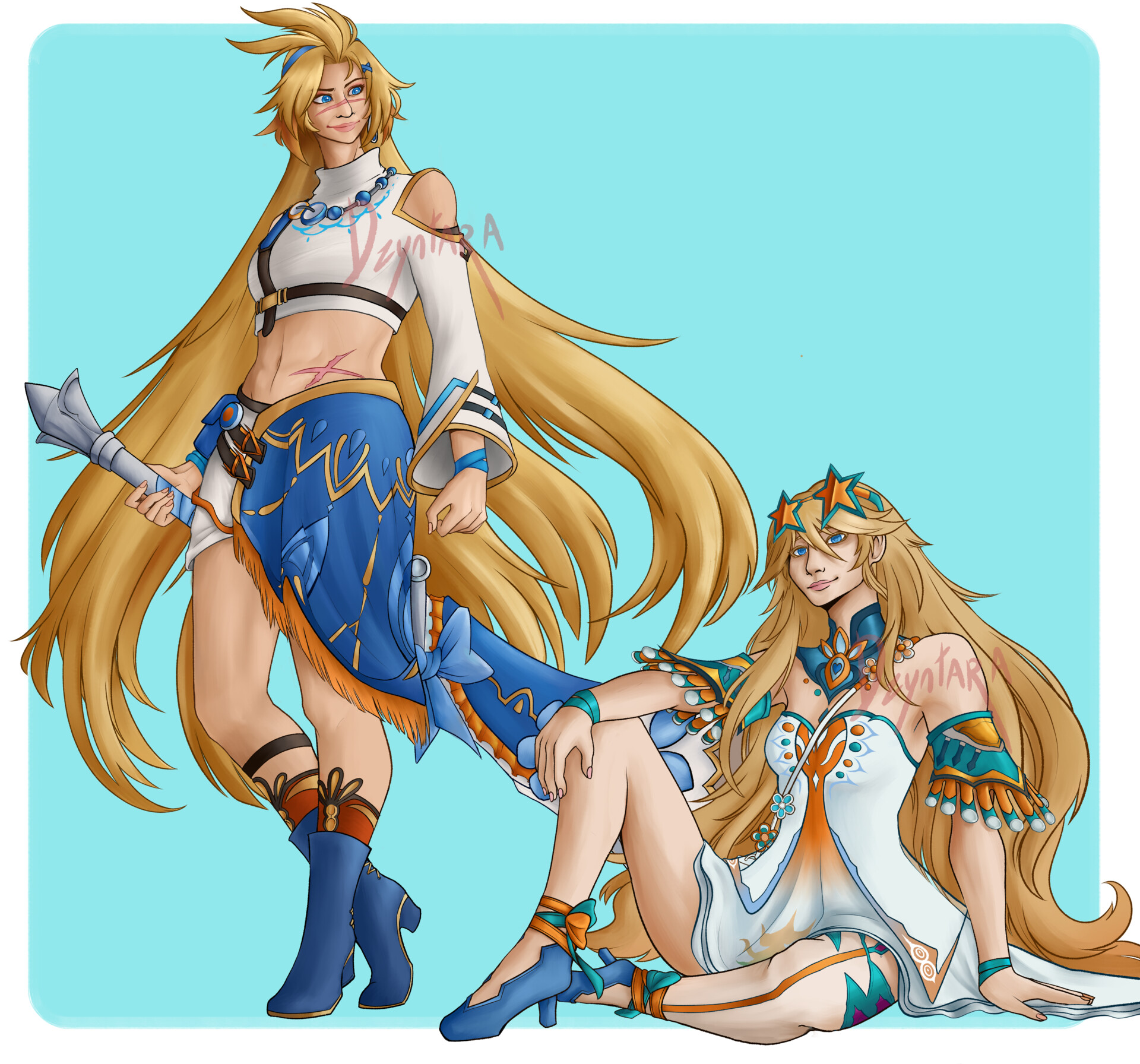 ArtStation - Dextra & Sinestrea Nectaress