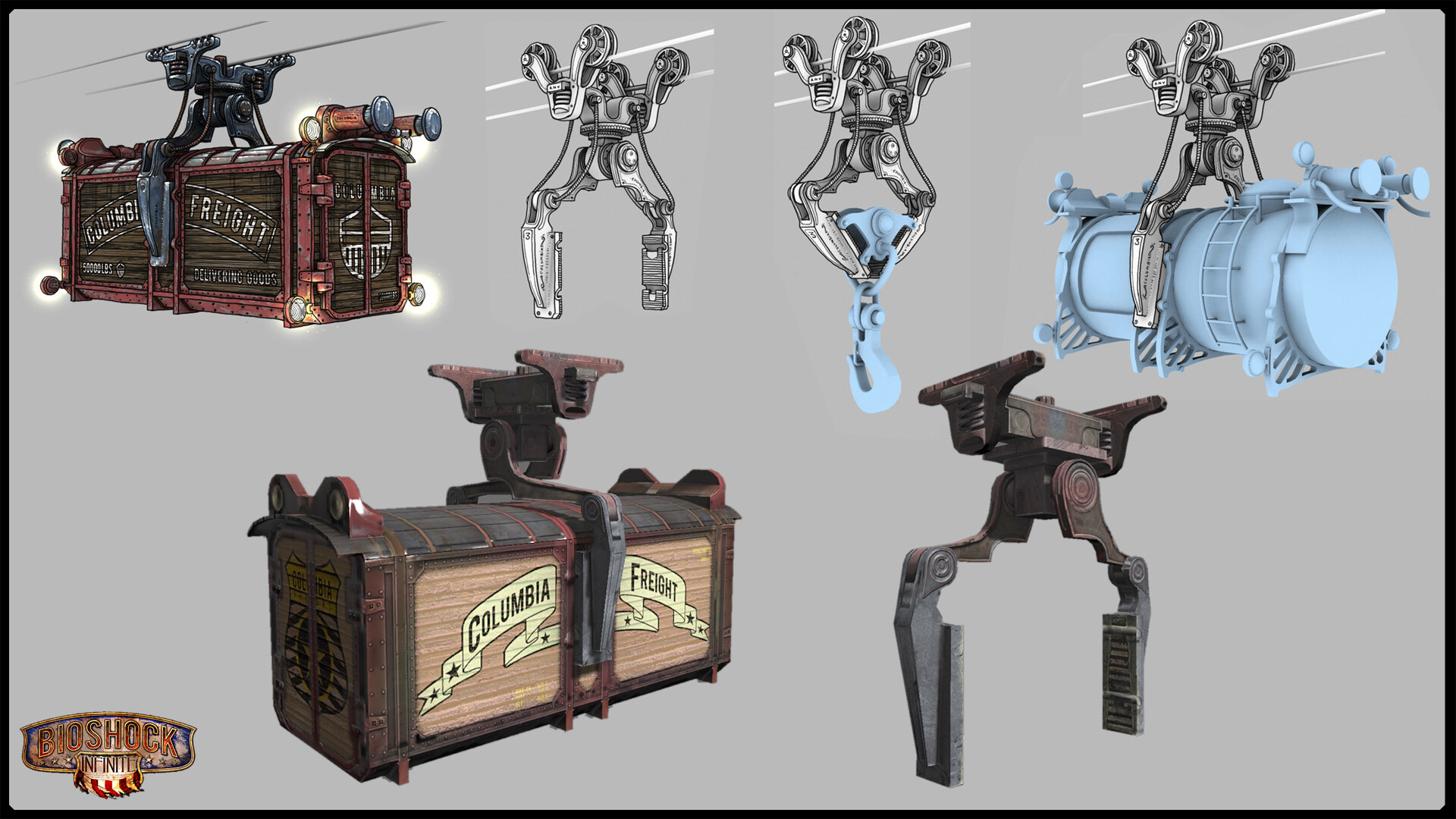 Mauricio Tejerina - Bioshock Infinite Props