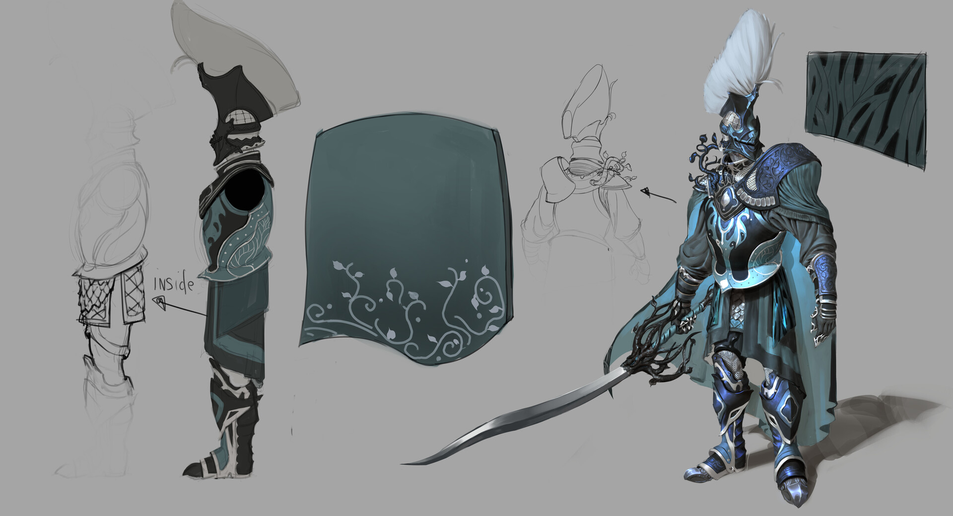 ArtStation - Blue Knight