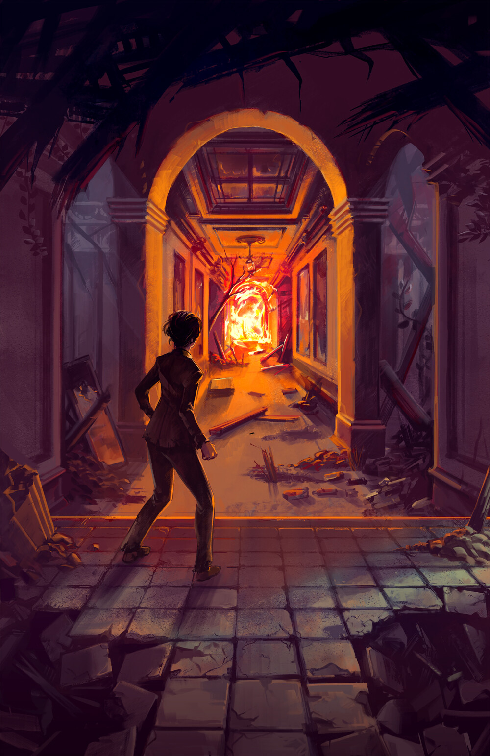 ArtStation - Rachel Peng - Burn Rate Cover