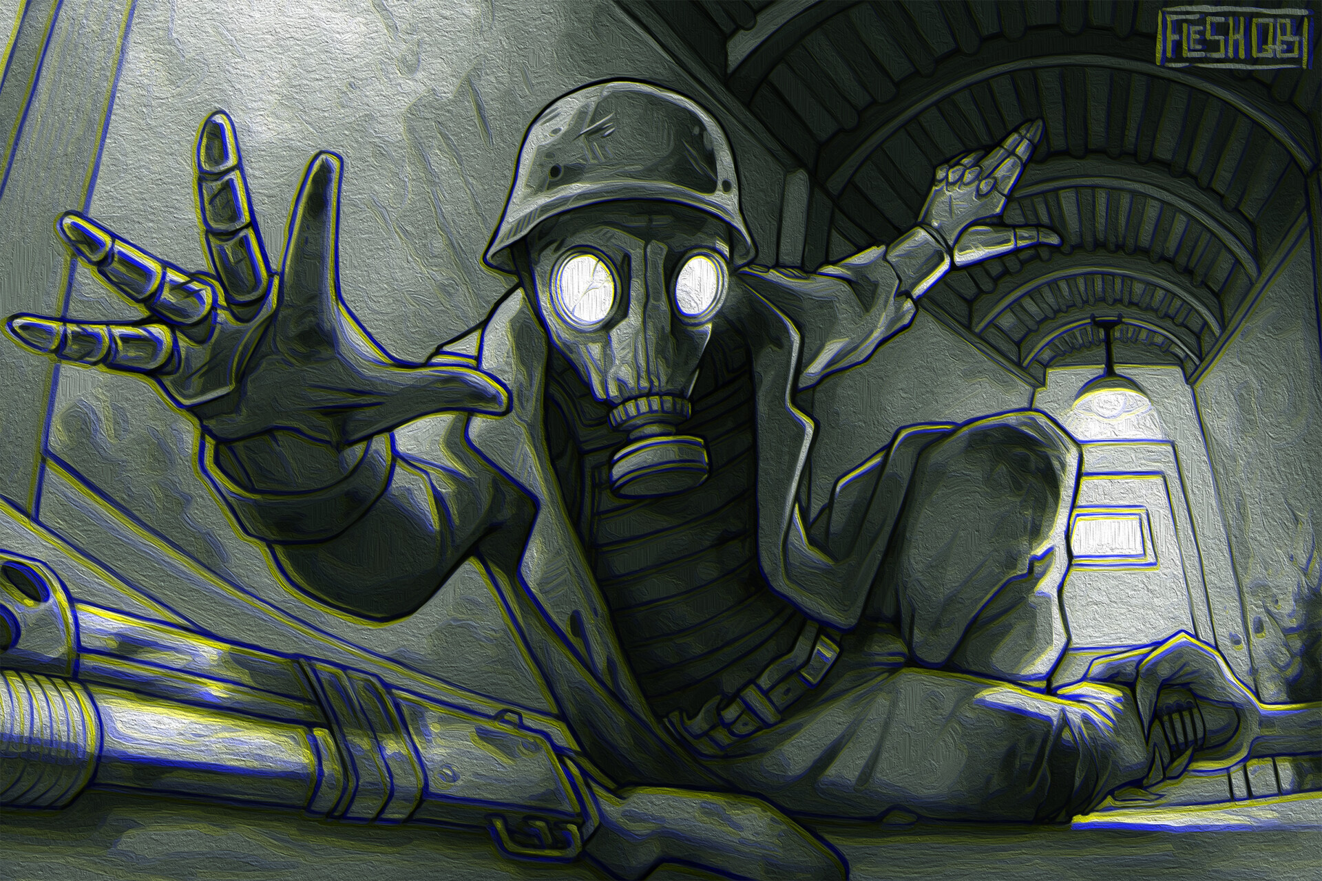 ArtStation - Commission: Amnesia the Bunker