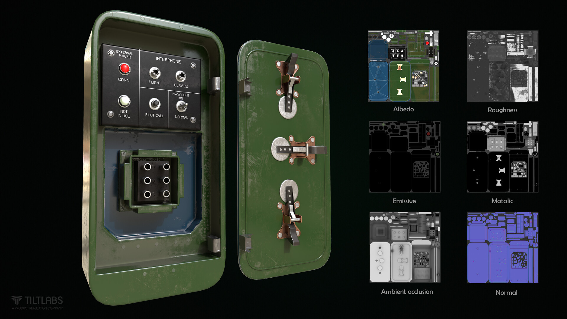 ArtStation - Aircraft interphone jack