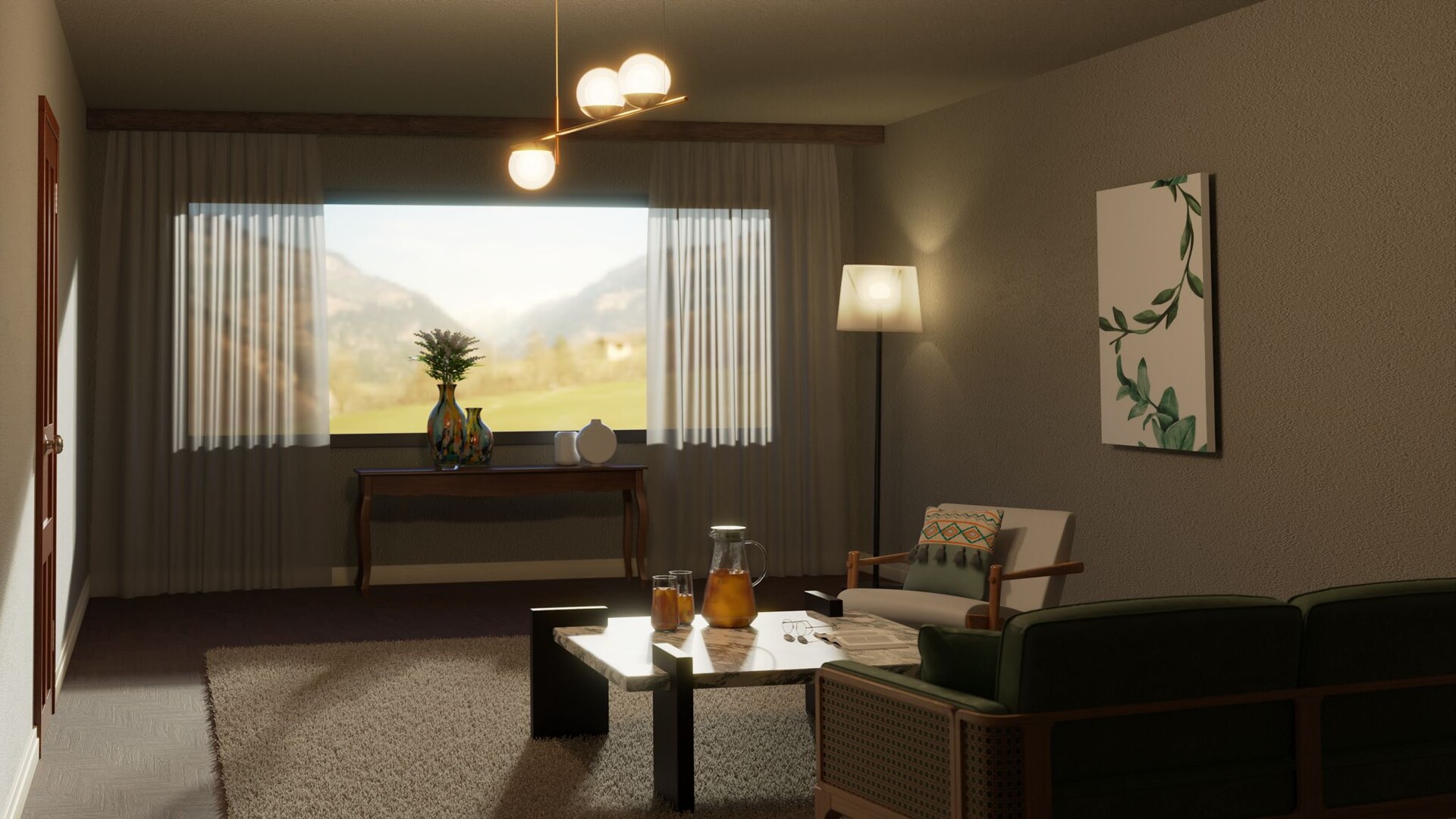 ArtStation - Realistic Living Room