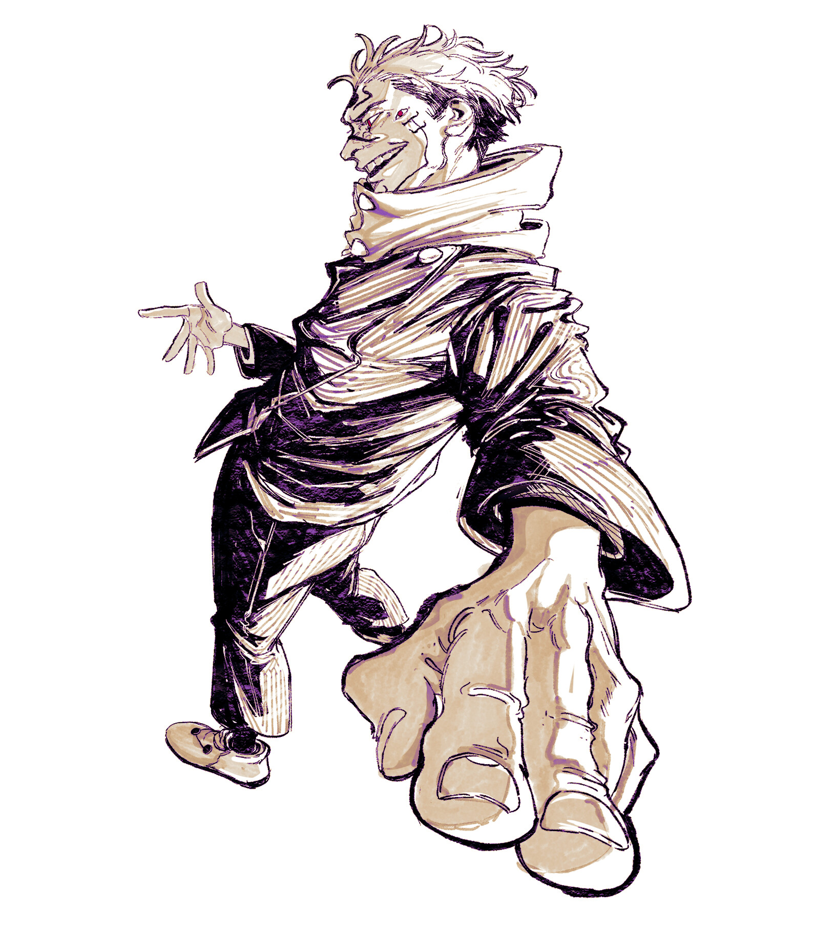 ArtStation - Sukuna(perspective)