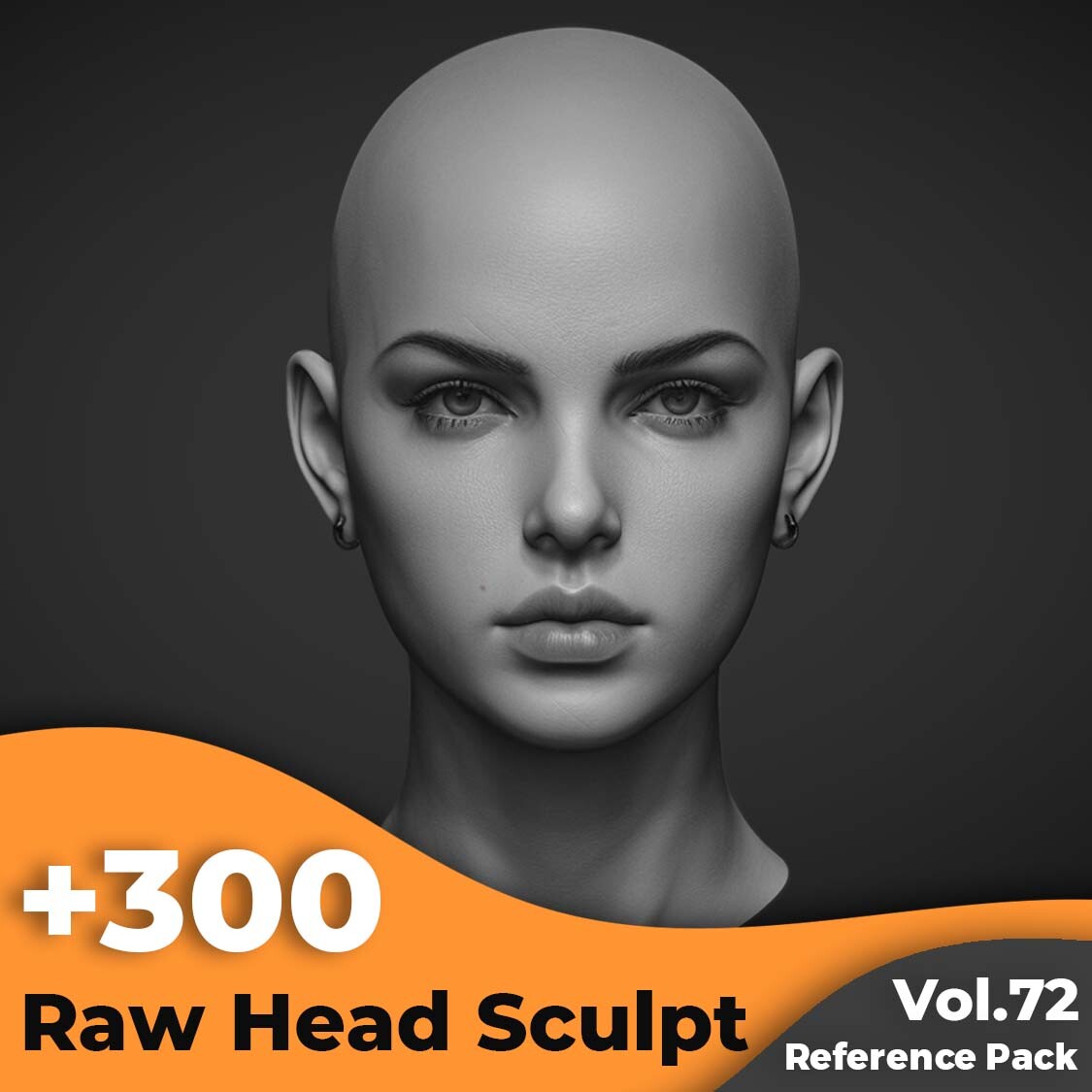 Tika Art - +300 Raw Head Sculpt Reference(4k)