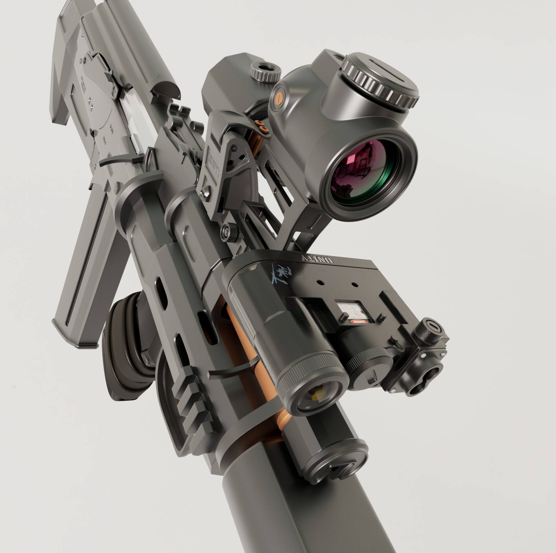 ArtStation - I completed my design of a sci_fi ak