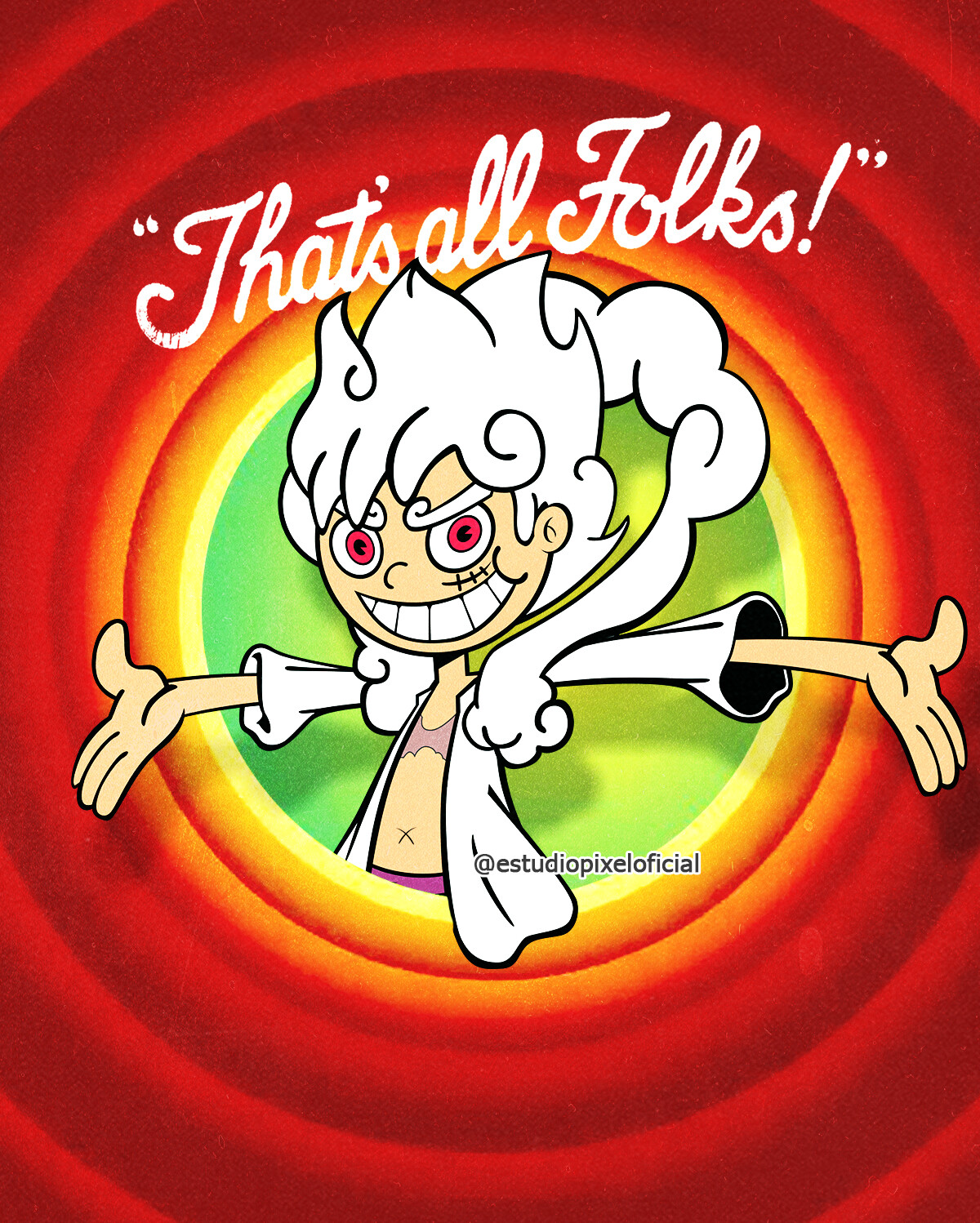 ArtStation - Luffy Gear 5