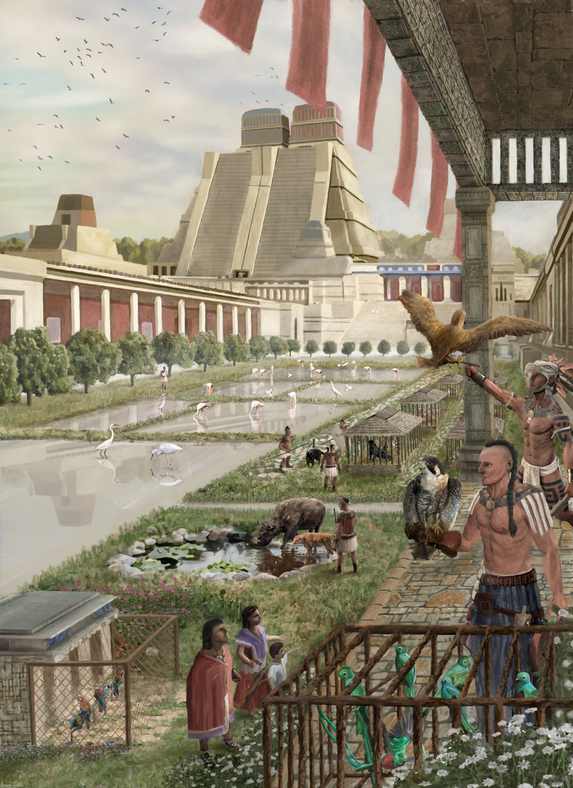 ArtStation - Tenochtitlan's Main Temple