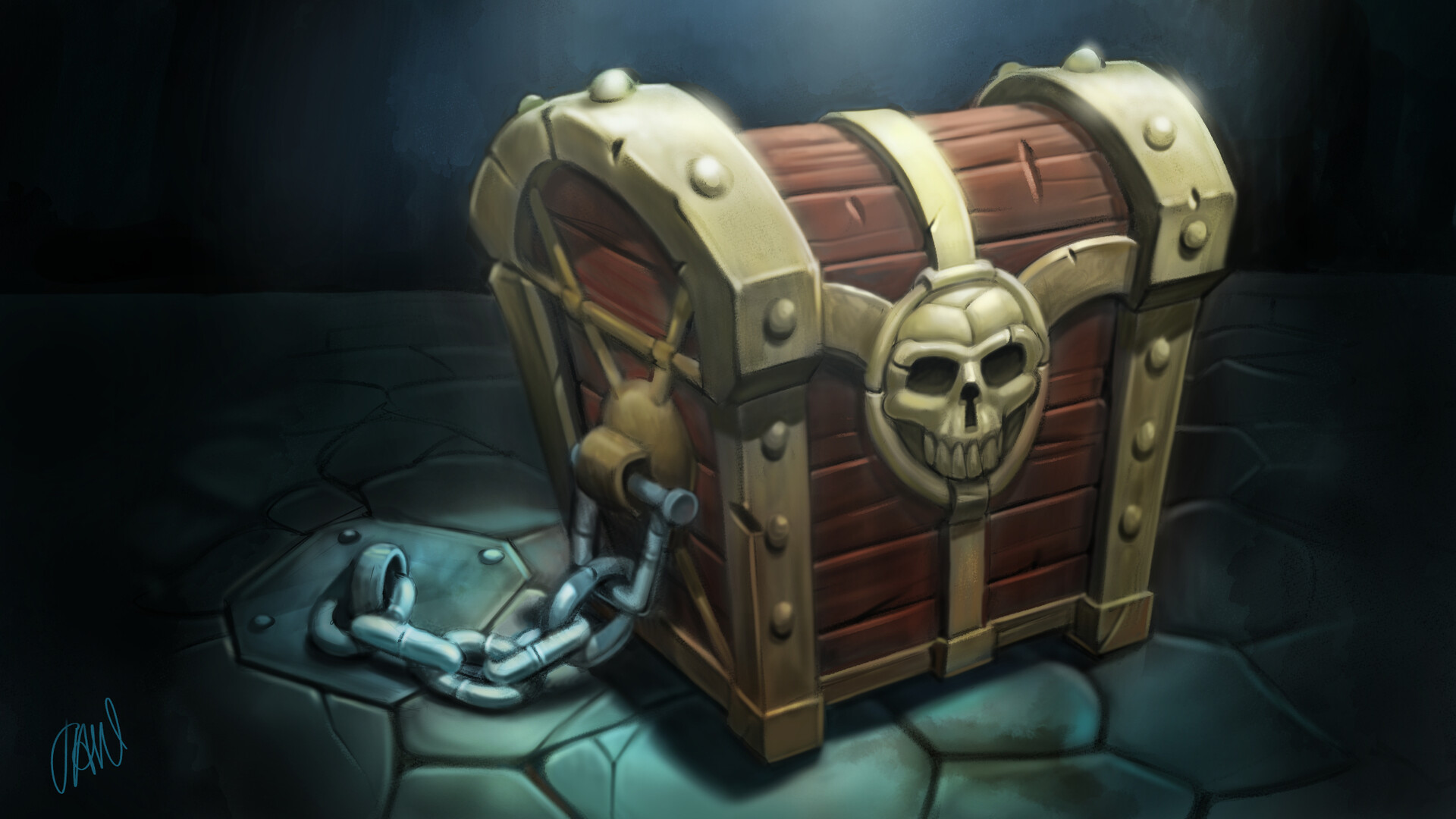 ArtStation - Skull Chest