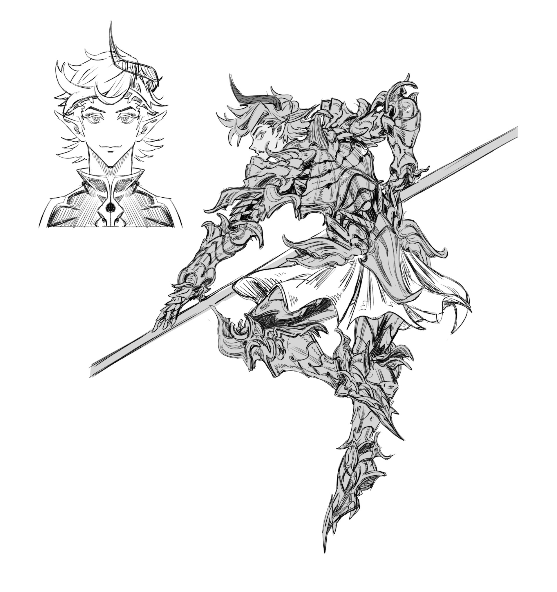 ArtStation - Lancer Warrior