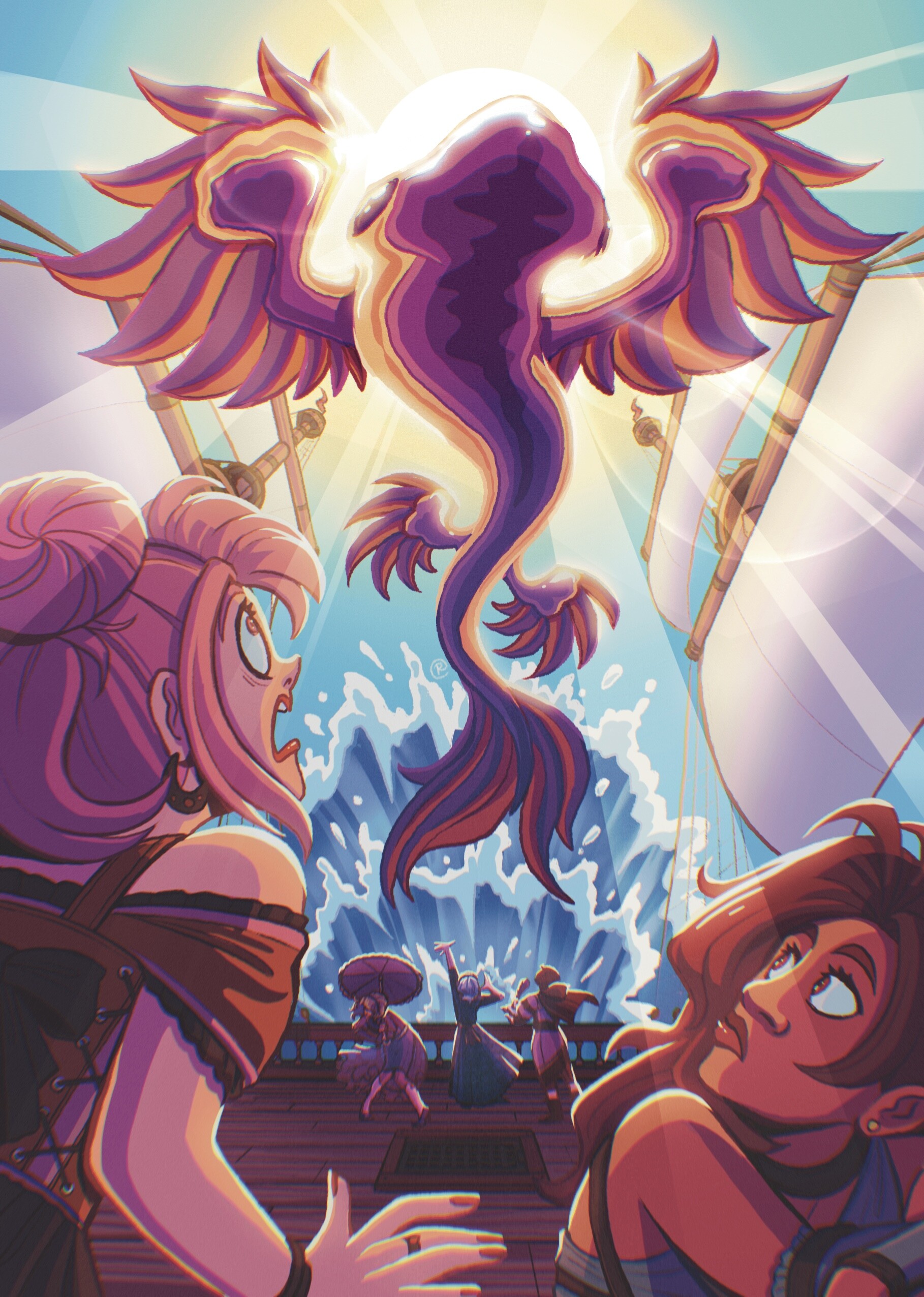 ArtStation - Wanderlust Zine Page Art