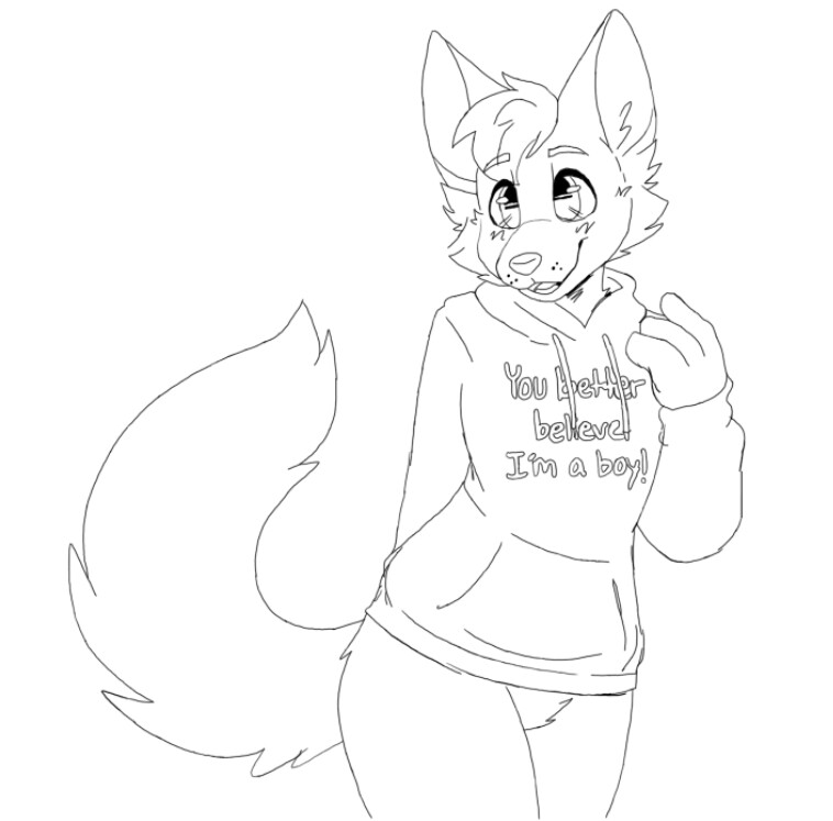 how to draw boy furries