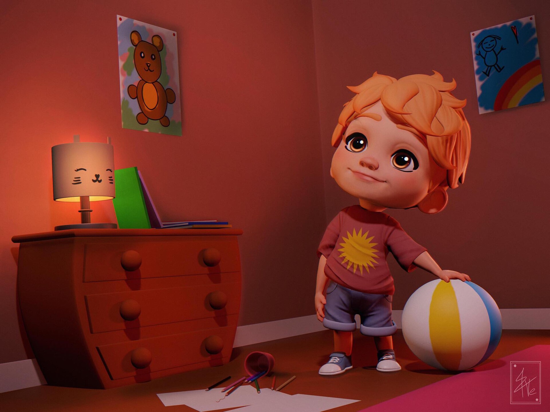 ArtStation - THE CHILD IN HIS DECOR