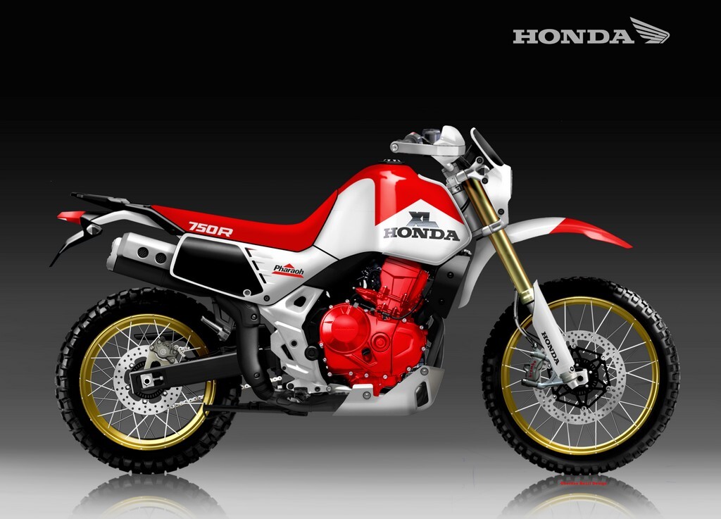 ArtStation - HONDA XL 750 R PHARAOH