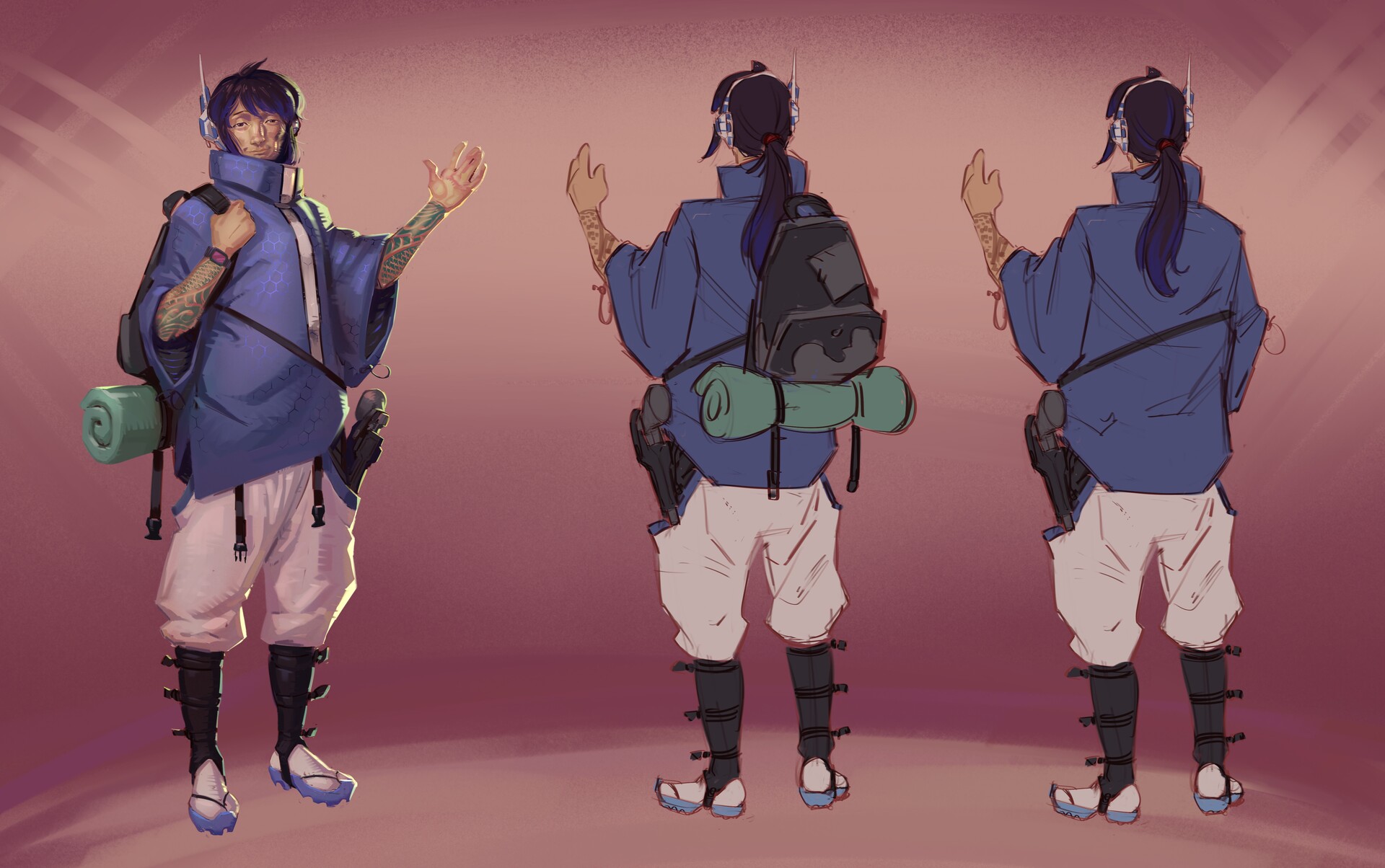 ArtStation - Techwear Ronin