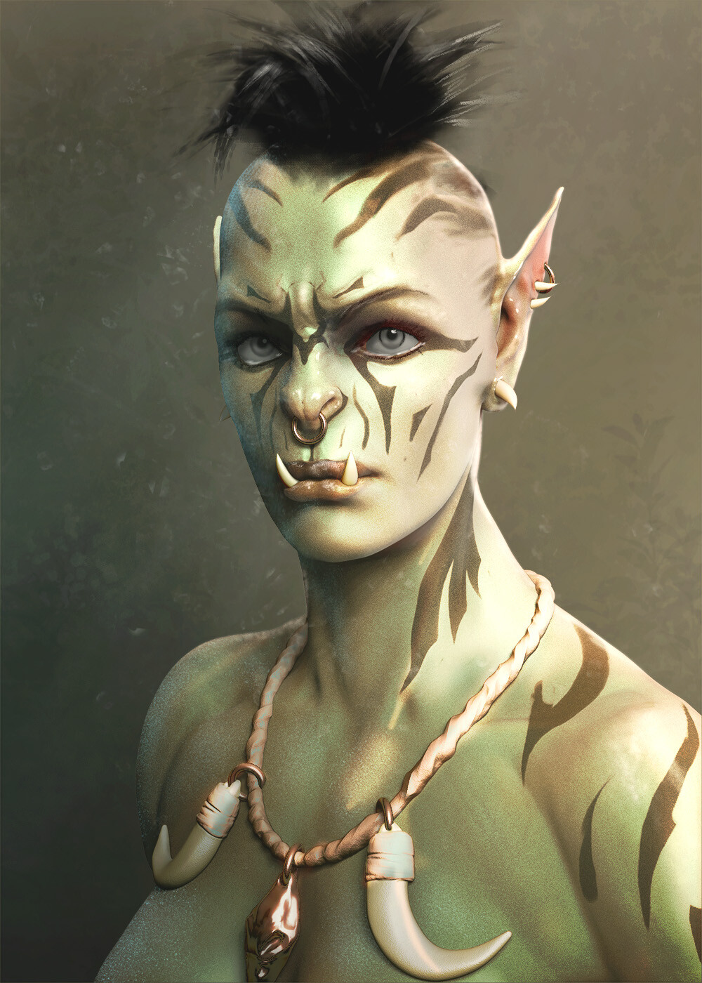 ArtStation - Orc amazon Warcraft