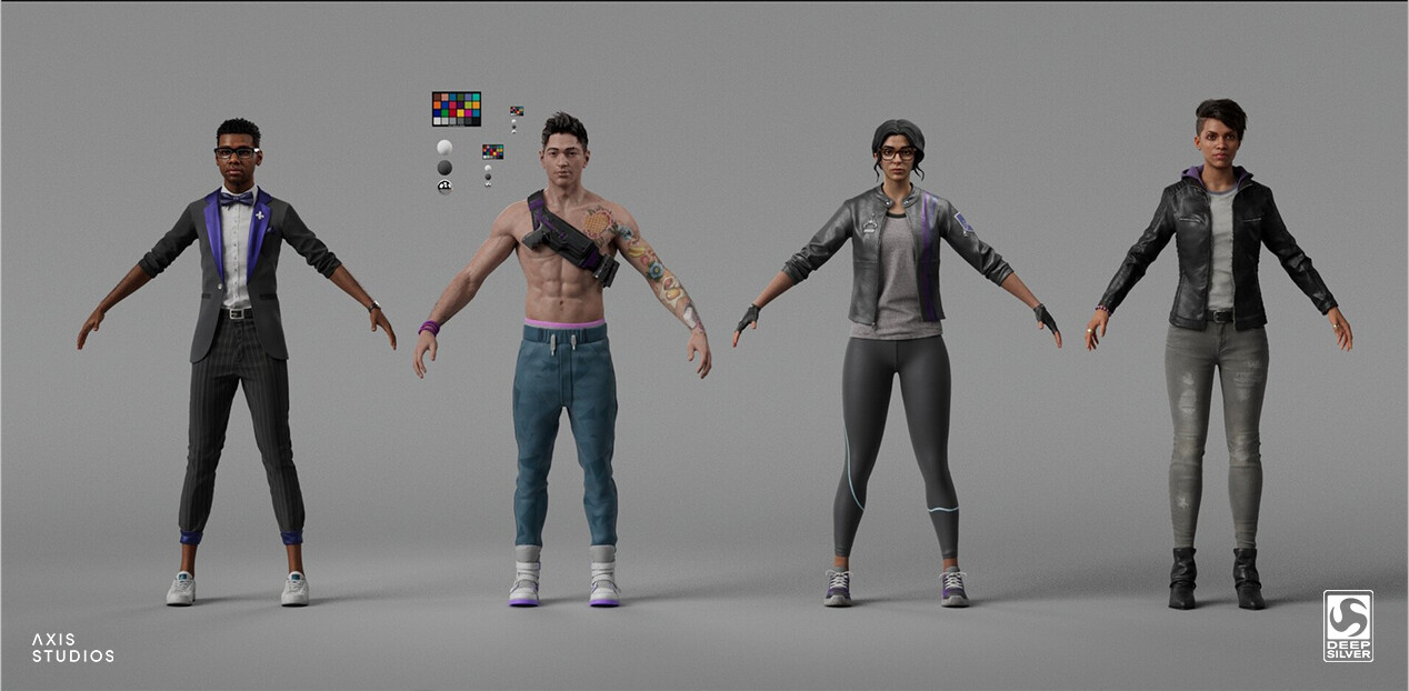 Axis Studios - Saints Row- Characters