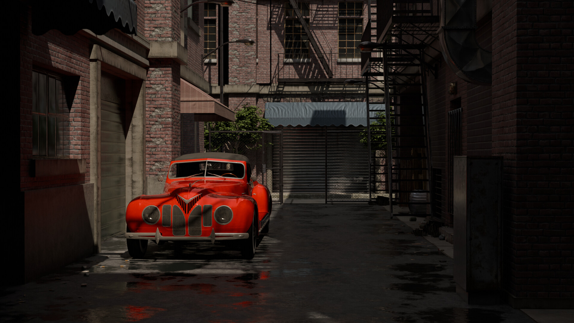 ArtStation - 3D ENVIRONMENT WITH CAR_UCM CREATIONS