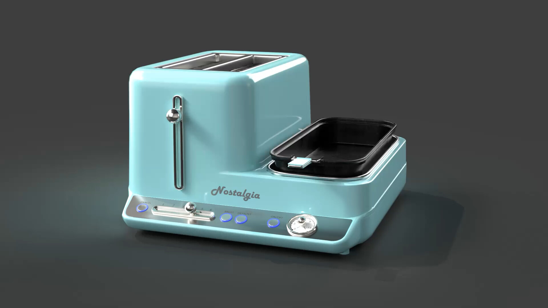 ArtStation - Retro 3-in-1 Breakfast Machine - Game Ready Asset