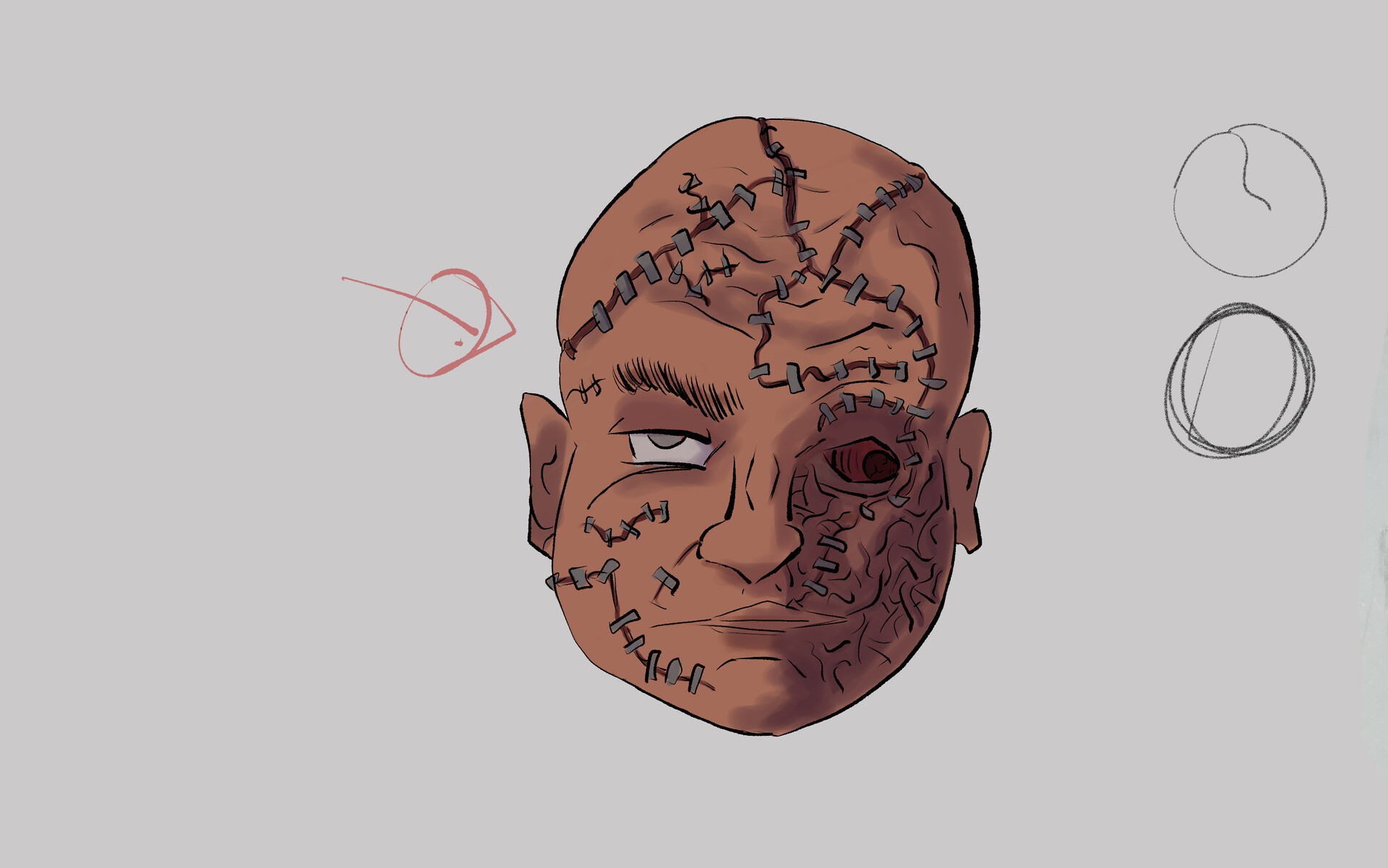 ArtStation - Antagonist face