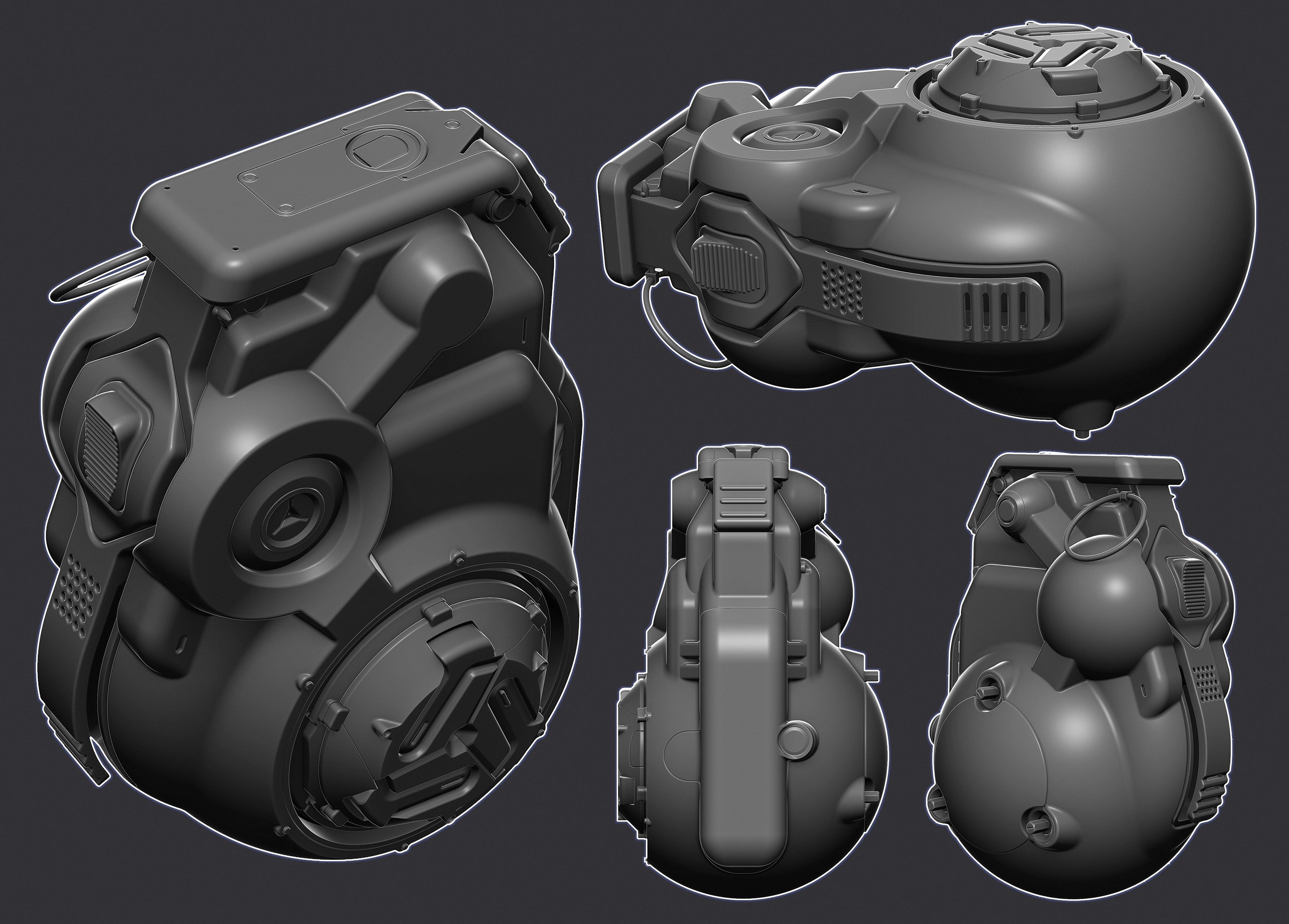 Kerry James - Draconis Grenades and Weapons Attachments