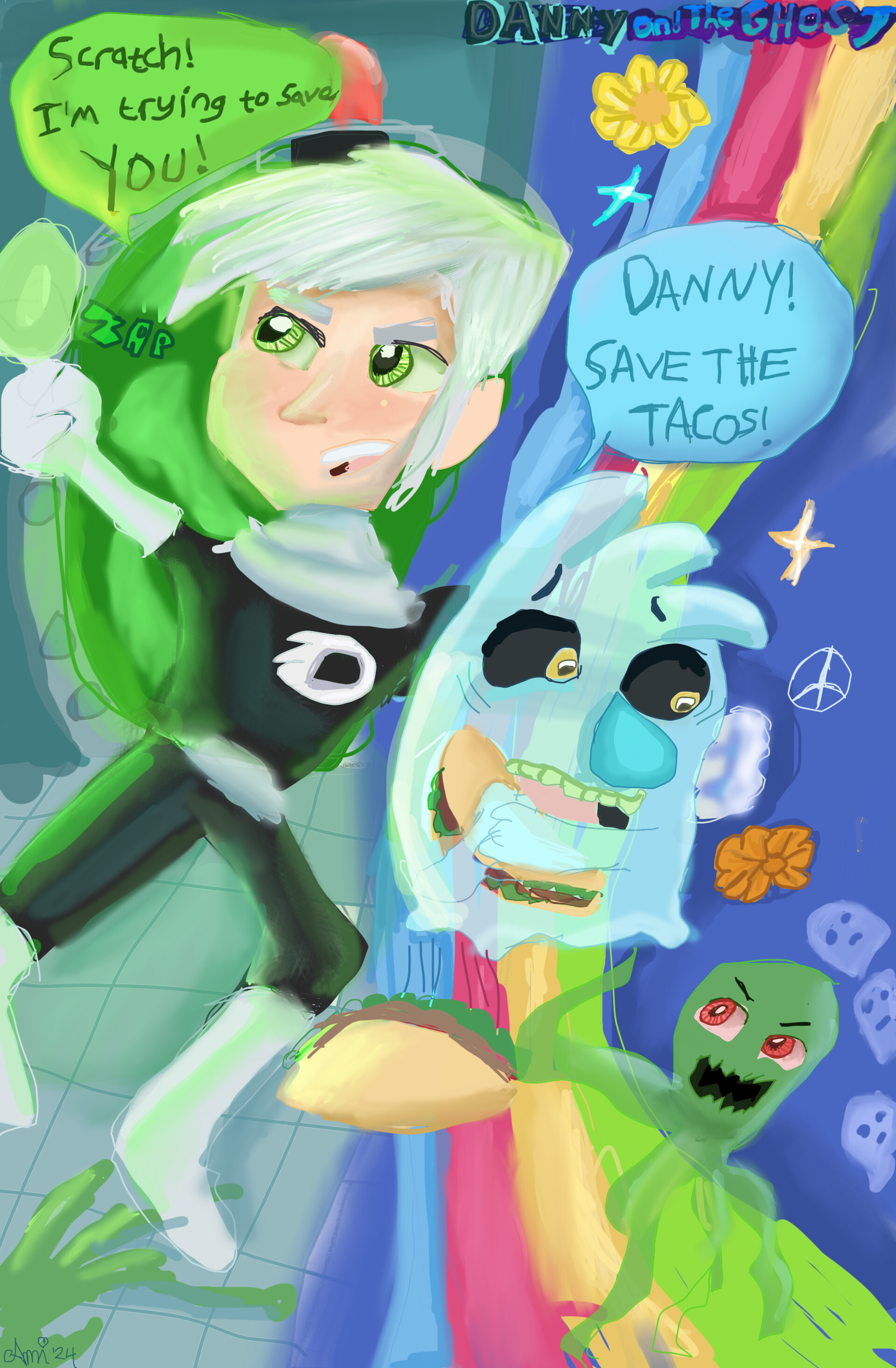 ArtStation - Danny and The Ghost