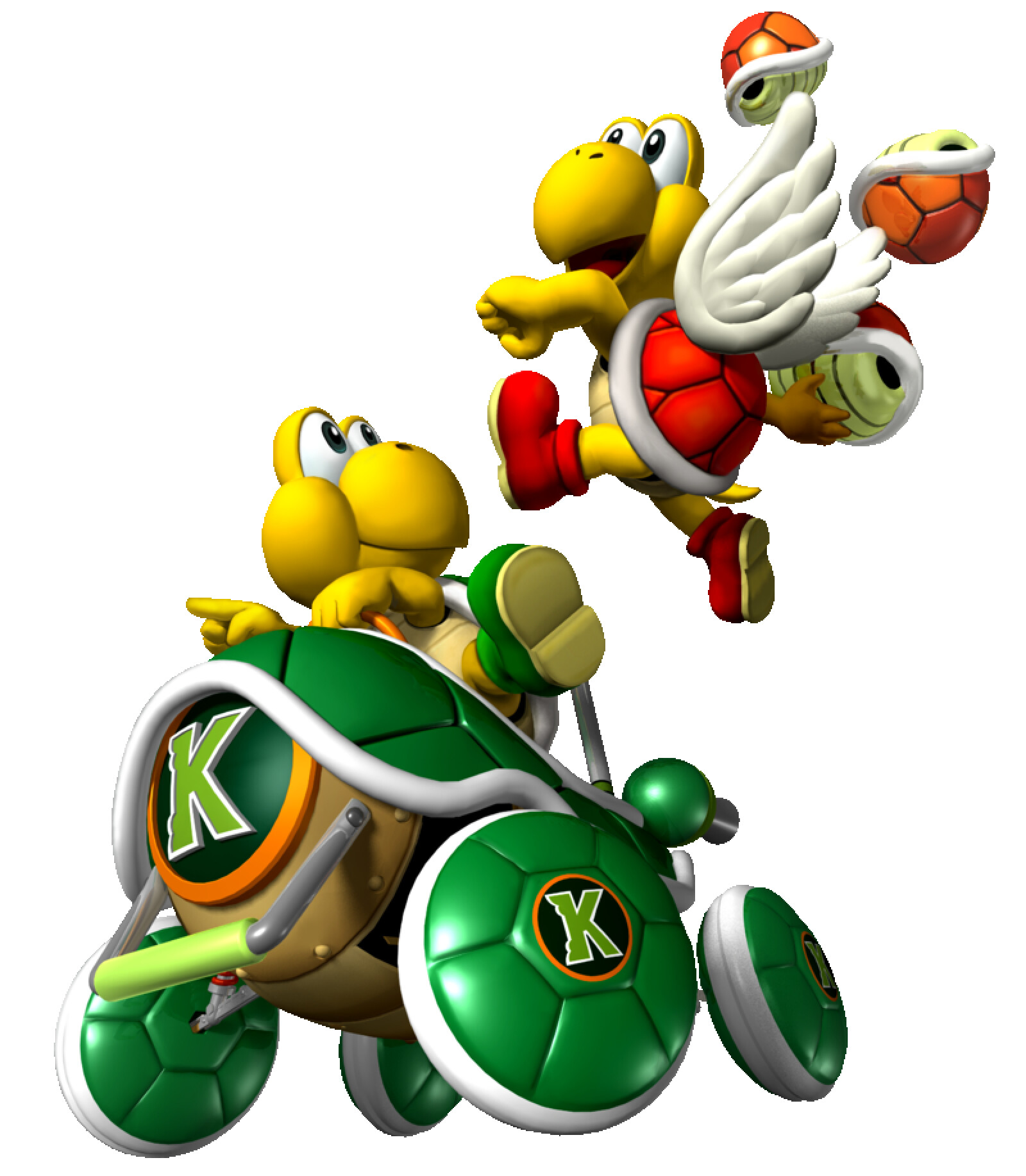 ArtStation - Koopa & Paratroopa in Mario Kart: Double Dash!!