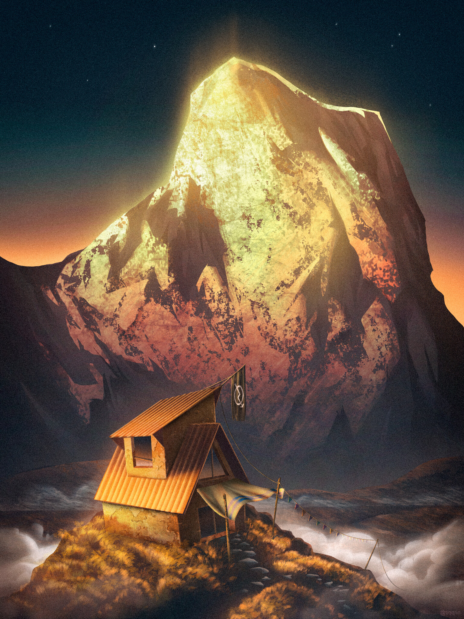 ArtStation - Mountain Base Camp