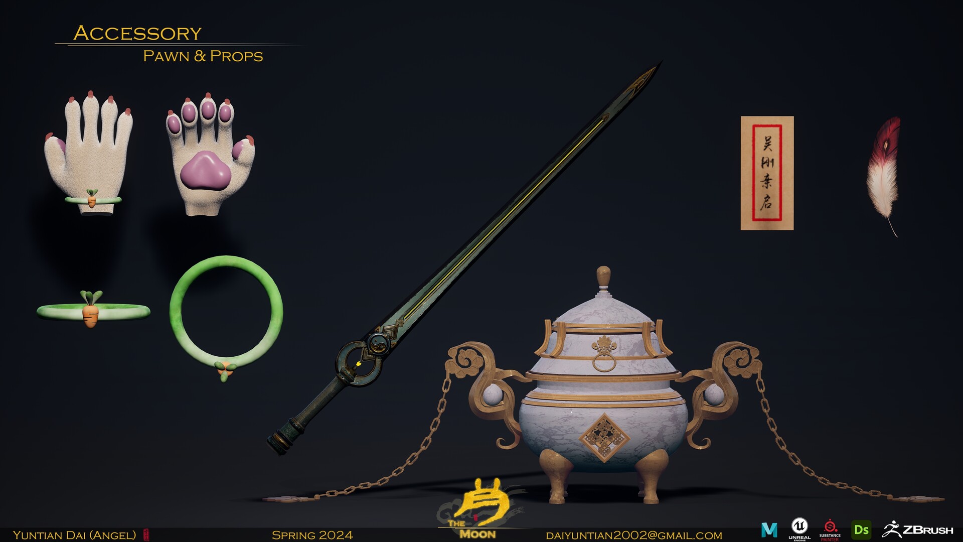 ArtStation - The Moon - Accessory