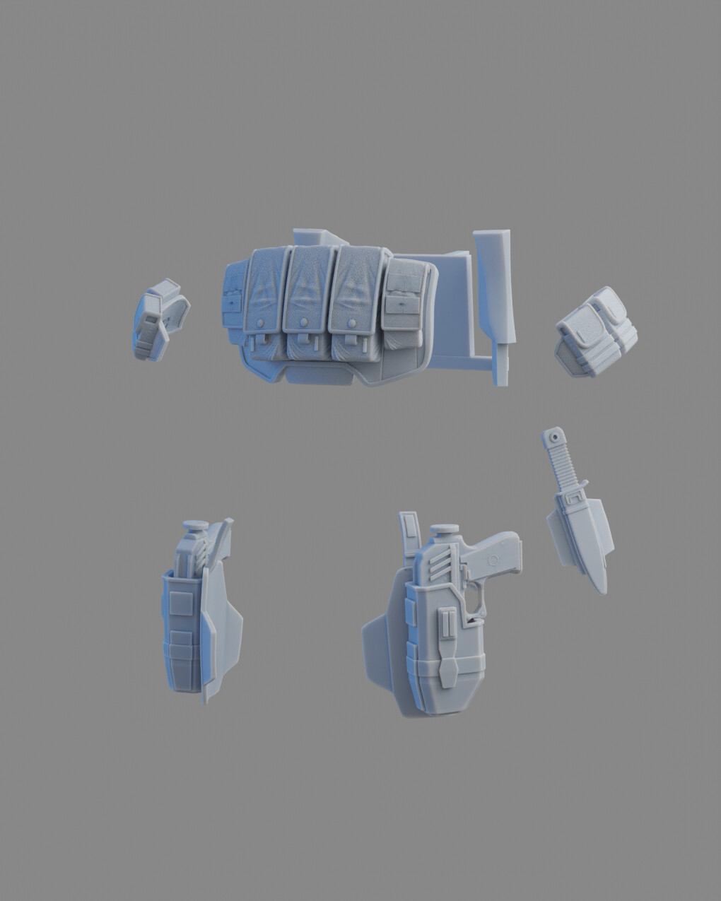 Craig Smith - Clone Trooper Samson accessories 3D models