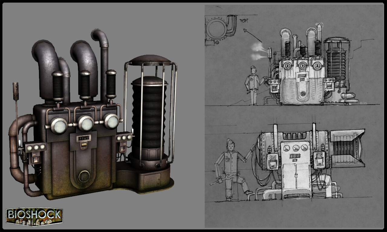 Mauricio Tejerina - Bioshock interactive Machines