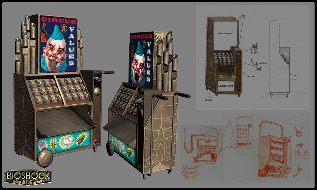 Mauricio Tejerina - Bioshock interactive Machines