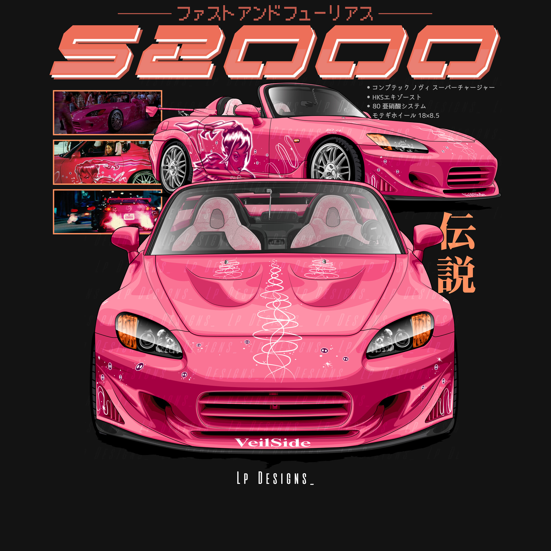 ArtStation - Honda S2000 - 2 Fast And 2 Furious